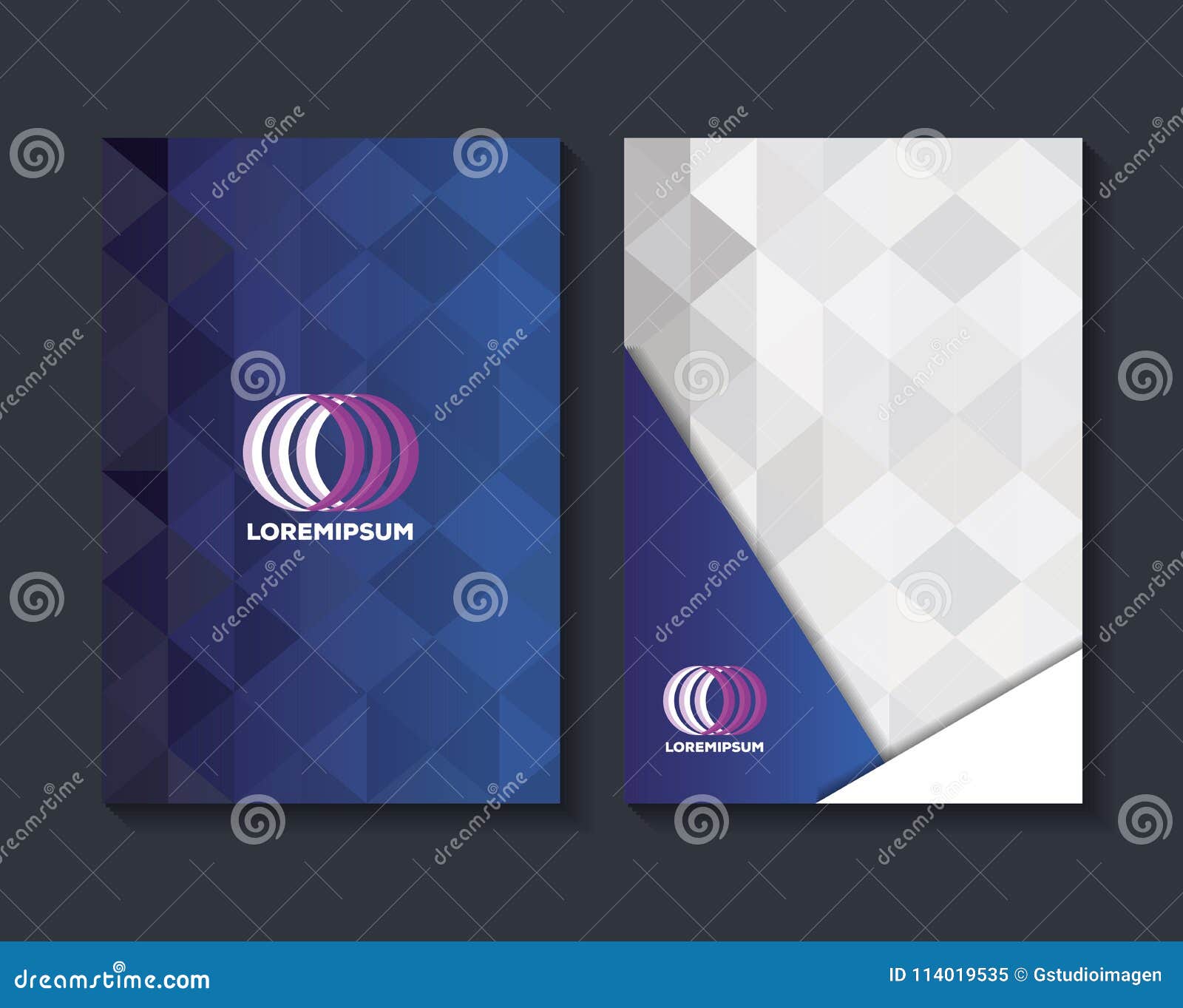 Material Design Lines Set Covers Stock Vector - Illustration of ...