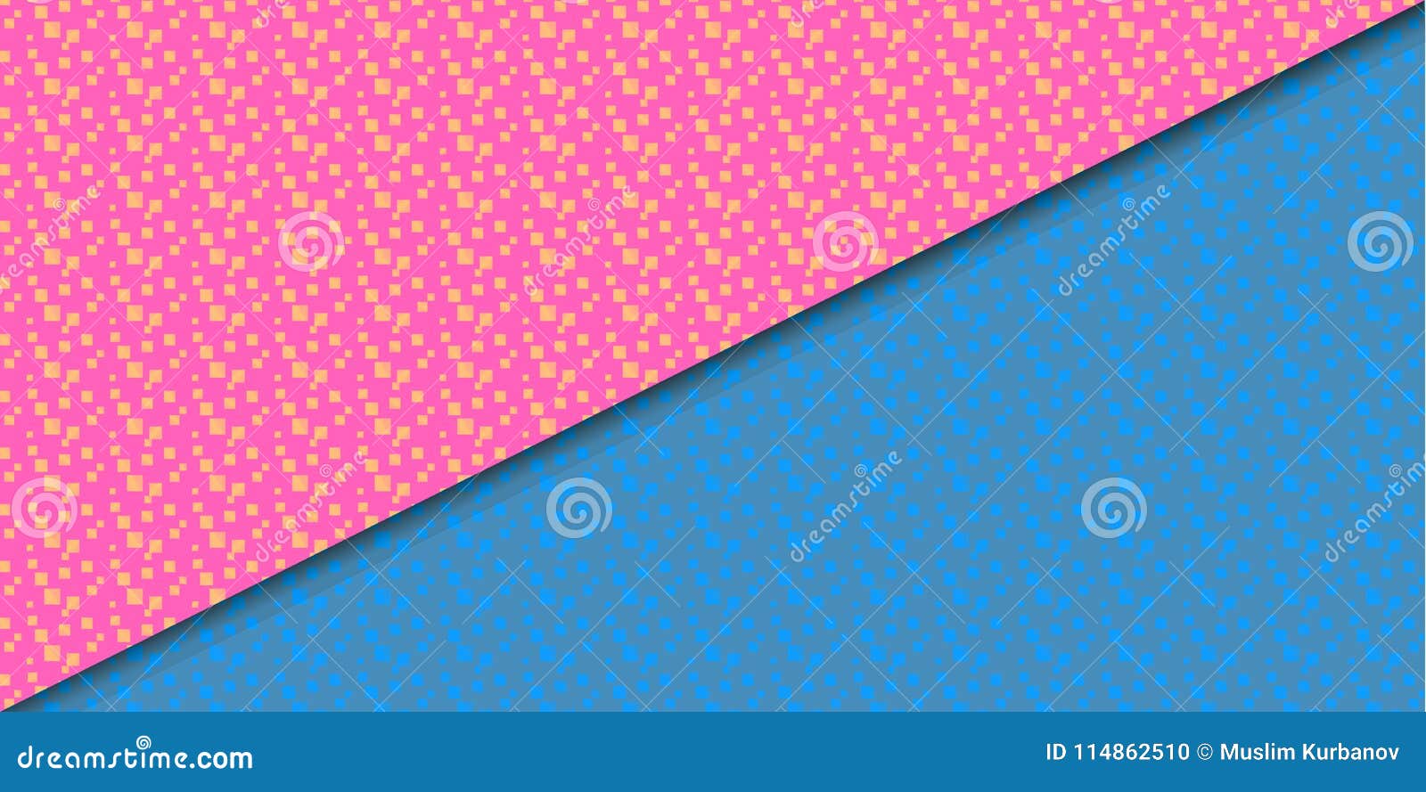 Material Design Pattern. Pink and Blue Vector Background Stock Vector ...