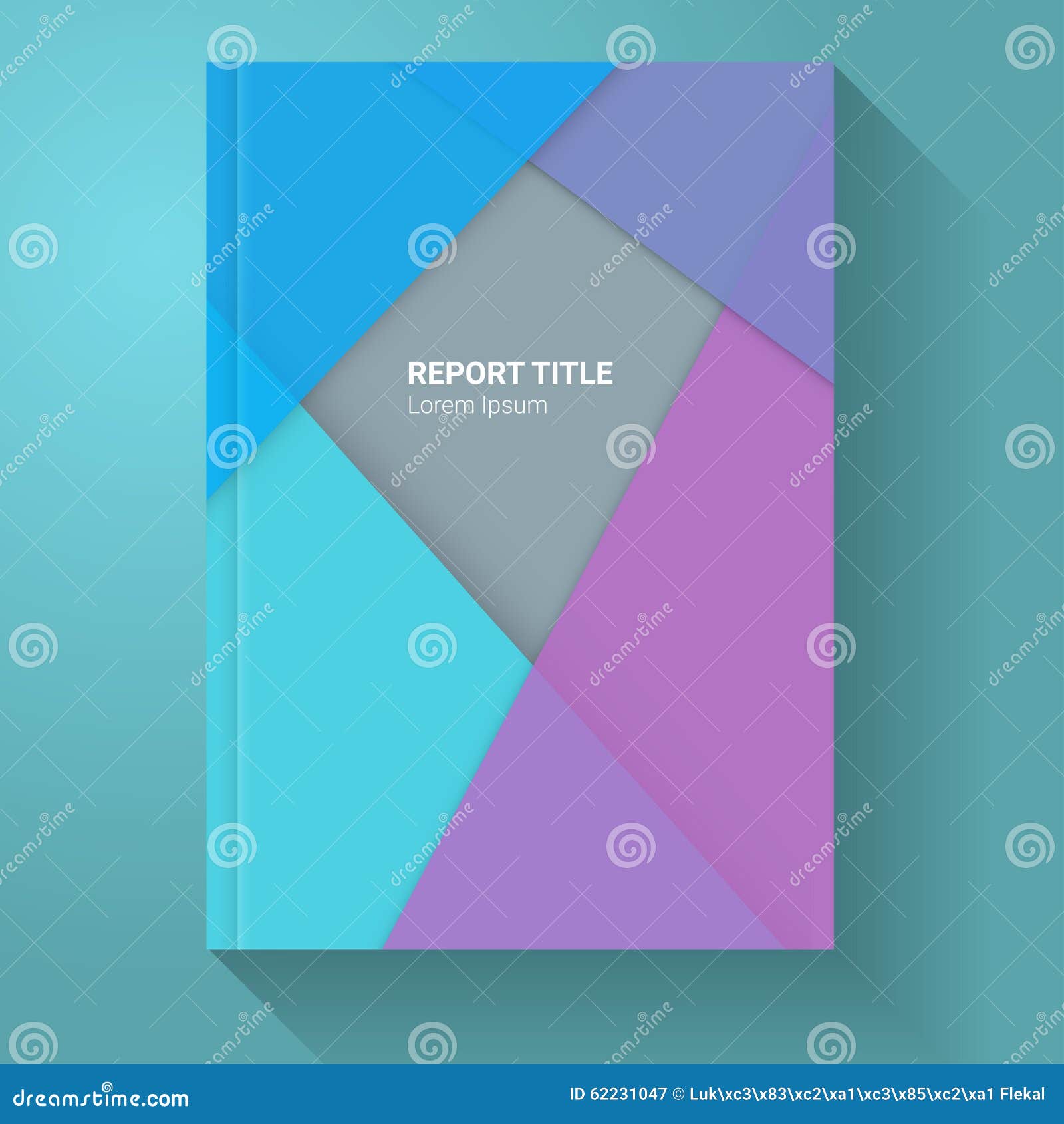 Material Design Report / Brochure Template - Infographic Element Stock ...