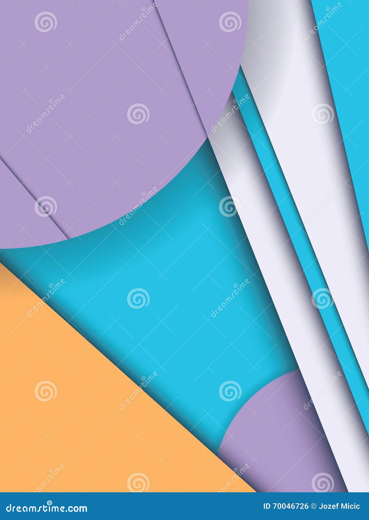 Material Design Style Abstract Vector Background. Geometric Shapes in ...