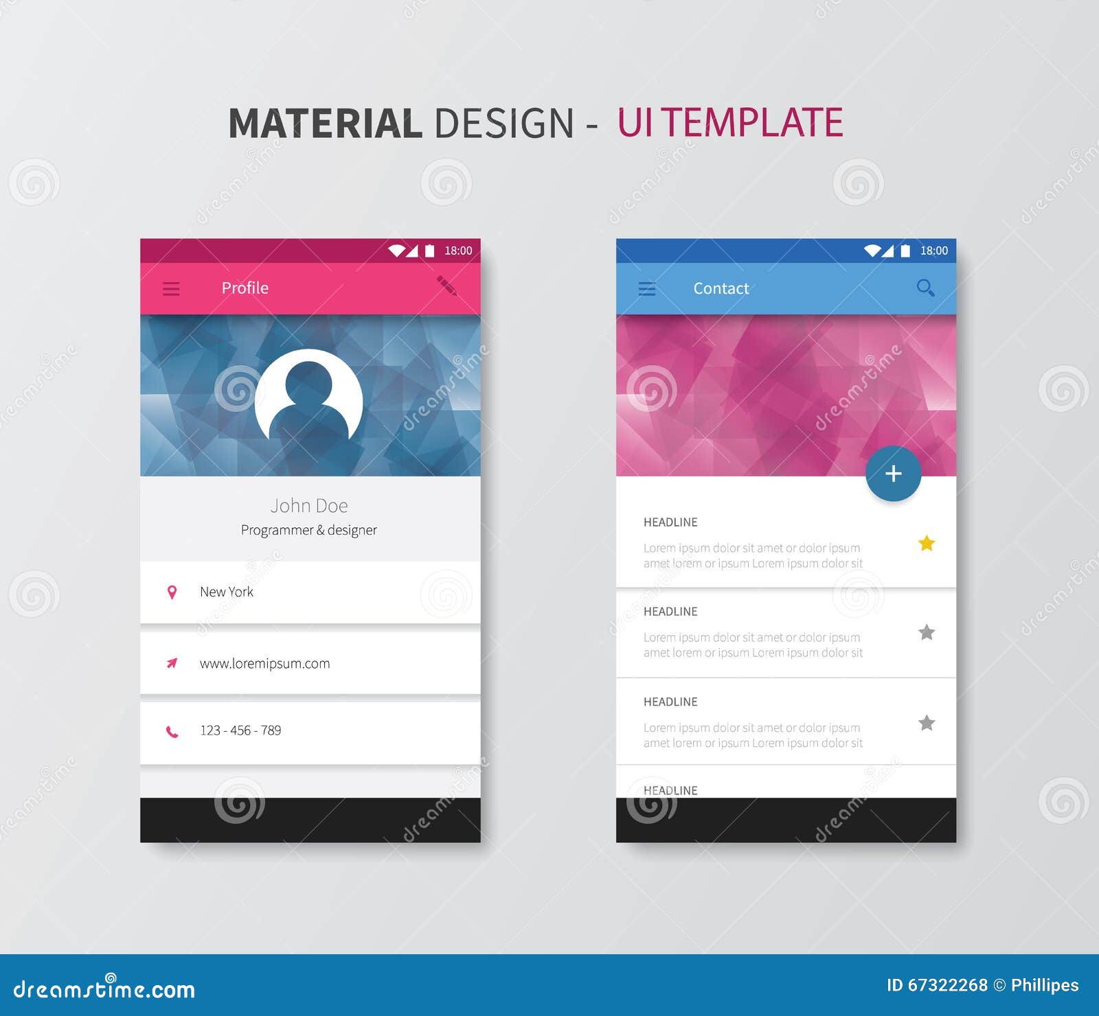 Material Design User Interface Background Stock Illustration ... Material Design User Interface Background Stock Illustration ...
