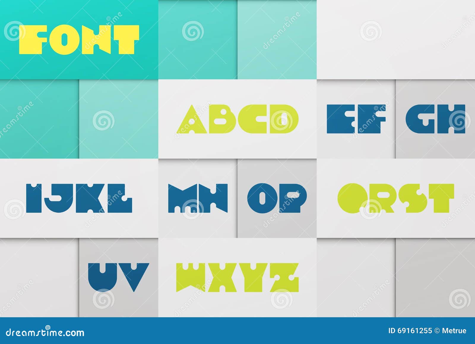 Material font stock vector. Illustration of contemporary - 69161255