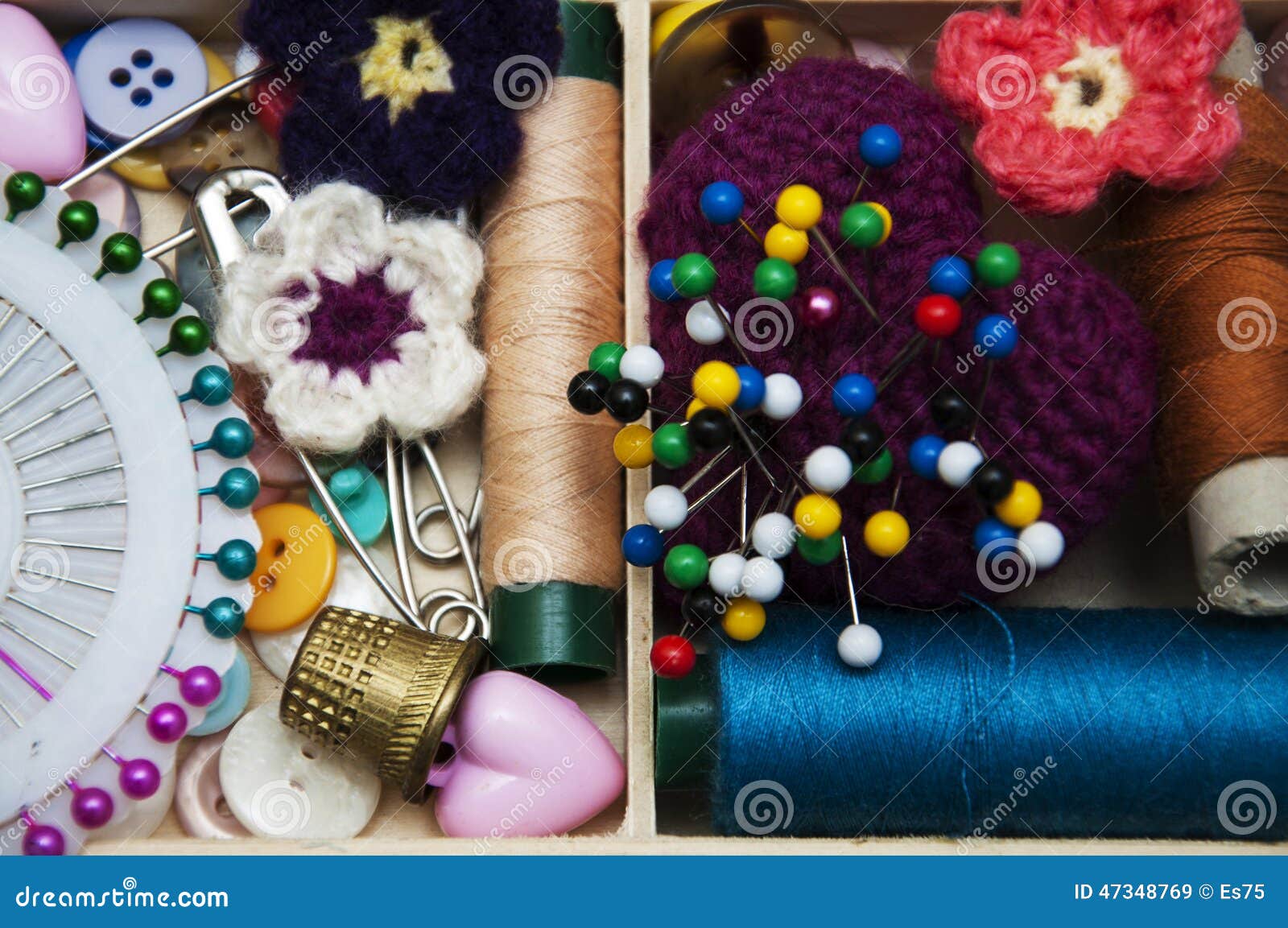 Material for handicrafts stock image. Image of needlework - 47348769