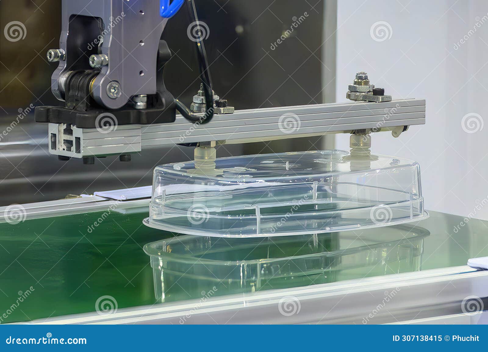 The Material Handling Process by Robotic System from Injection Machine ...