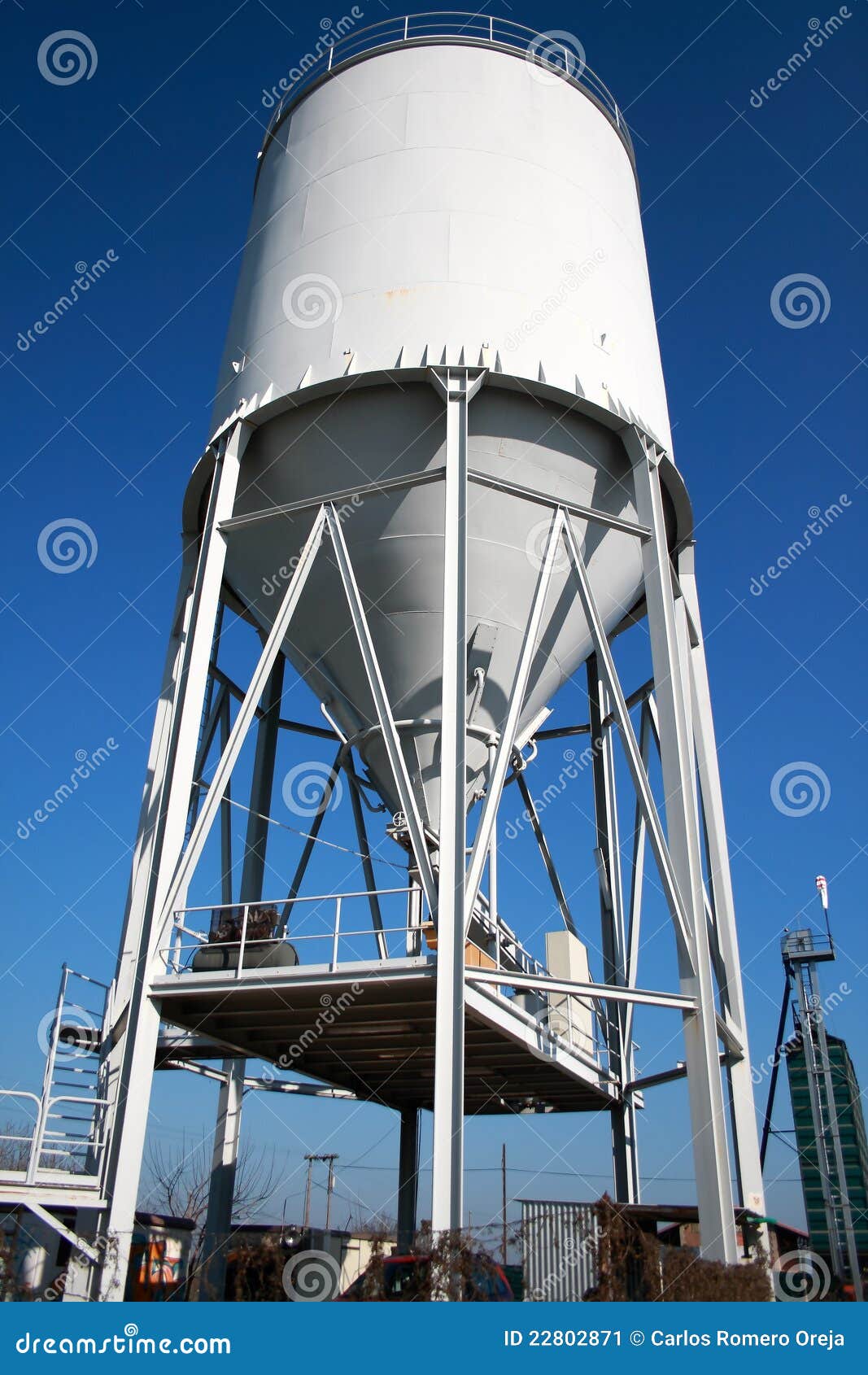Material hopper stock image. Image of construction, pipes - 22802871