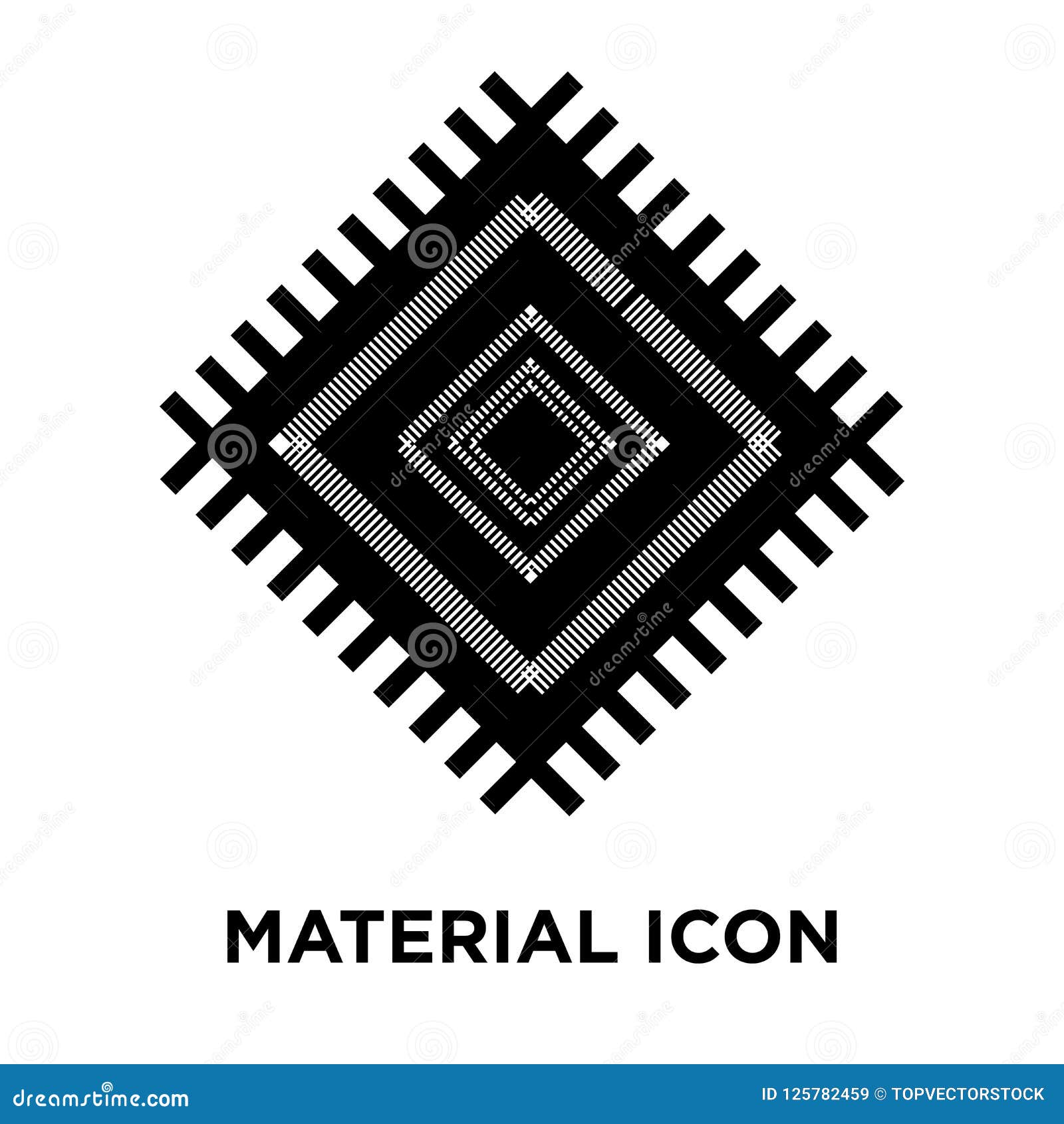 Material Icon Vector Isolated On White Background, Logo Concept Stock ...