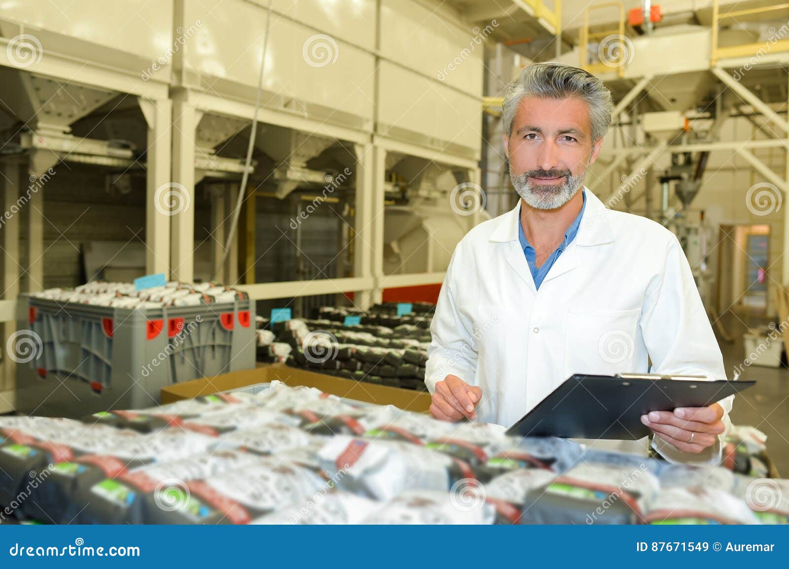 Material Inspector in Factory Stock Image - Image of scales, delivery ...
