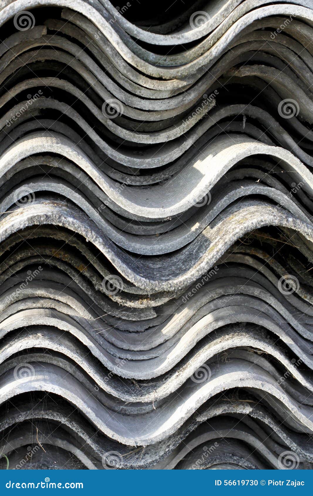 Material Para Techos Acanalado Foto de archivo - Imagen de material ...