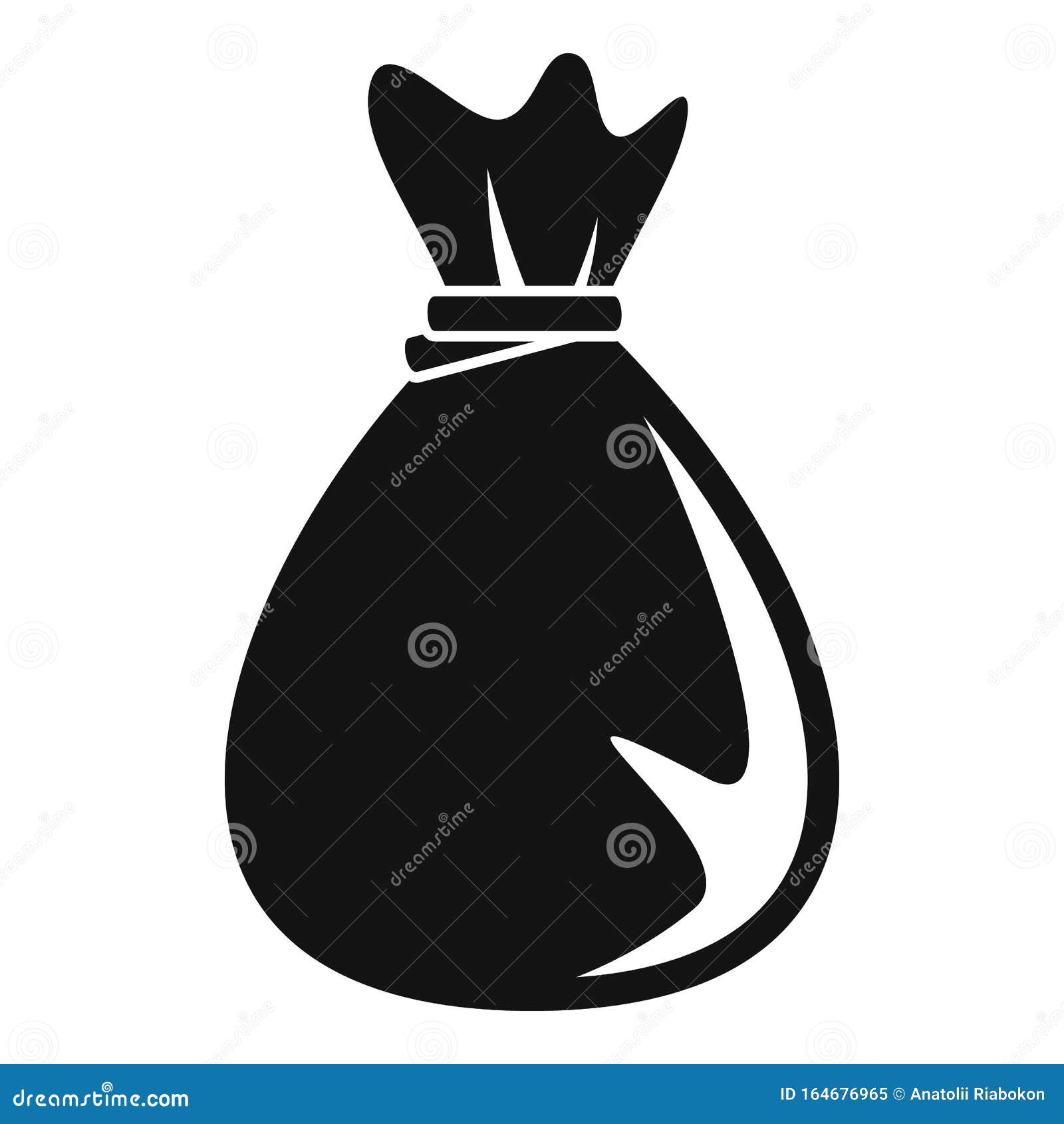 Material Sack Icon, Simple Style Stock Vector - Illustration of patch ...