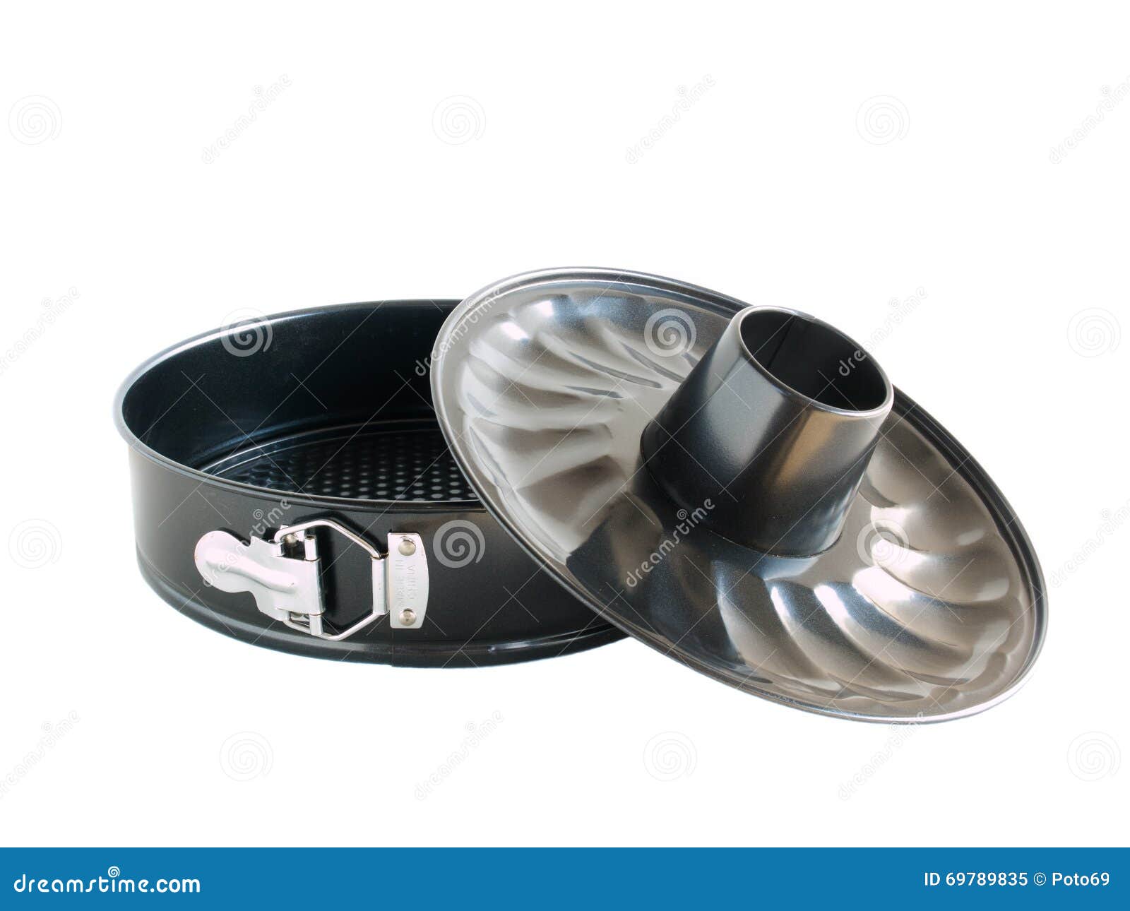 Material Spherical Baking Loaf Pan Non-stick Coating. Isolated O Stock ...