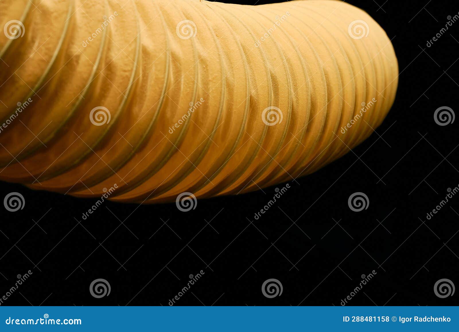 Yellow Corrugated Pipe. Used for Cable Laying, Siphon, Insulation, for ...