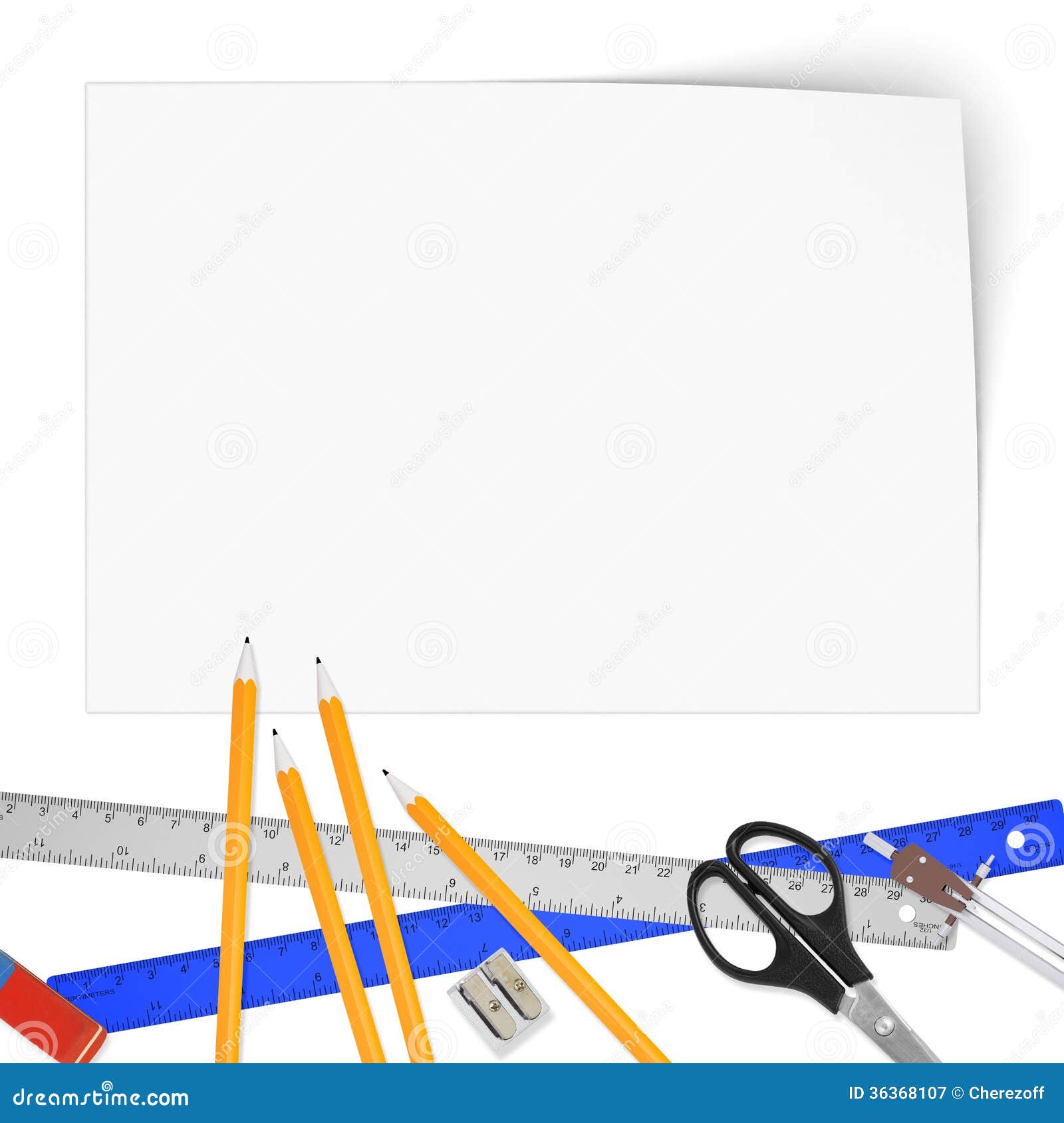 Materiales de oficina stock de ilustración. Ilustración de oficina ...