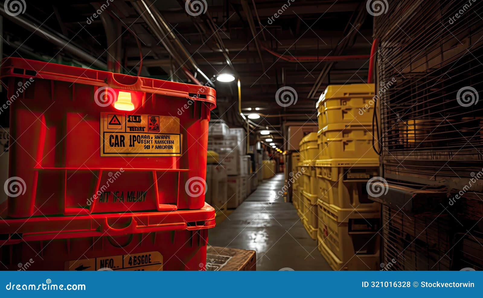 Materials caution light stock illustration. Illustration of mishaps ...