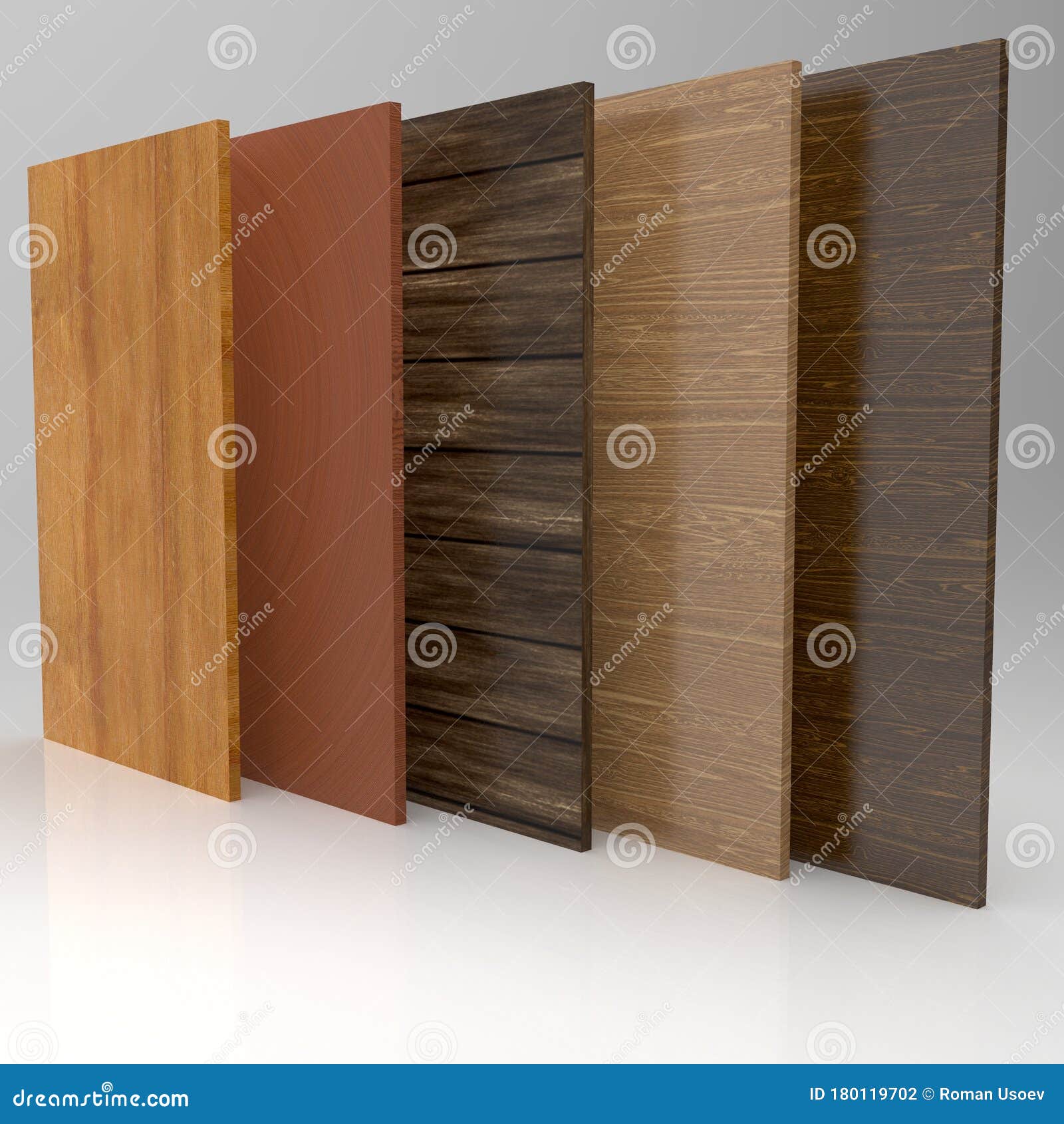 Materials for 3d Rendering and Texturing Stock Illustration ...