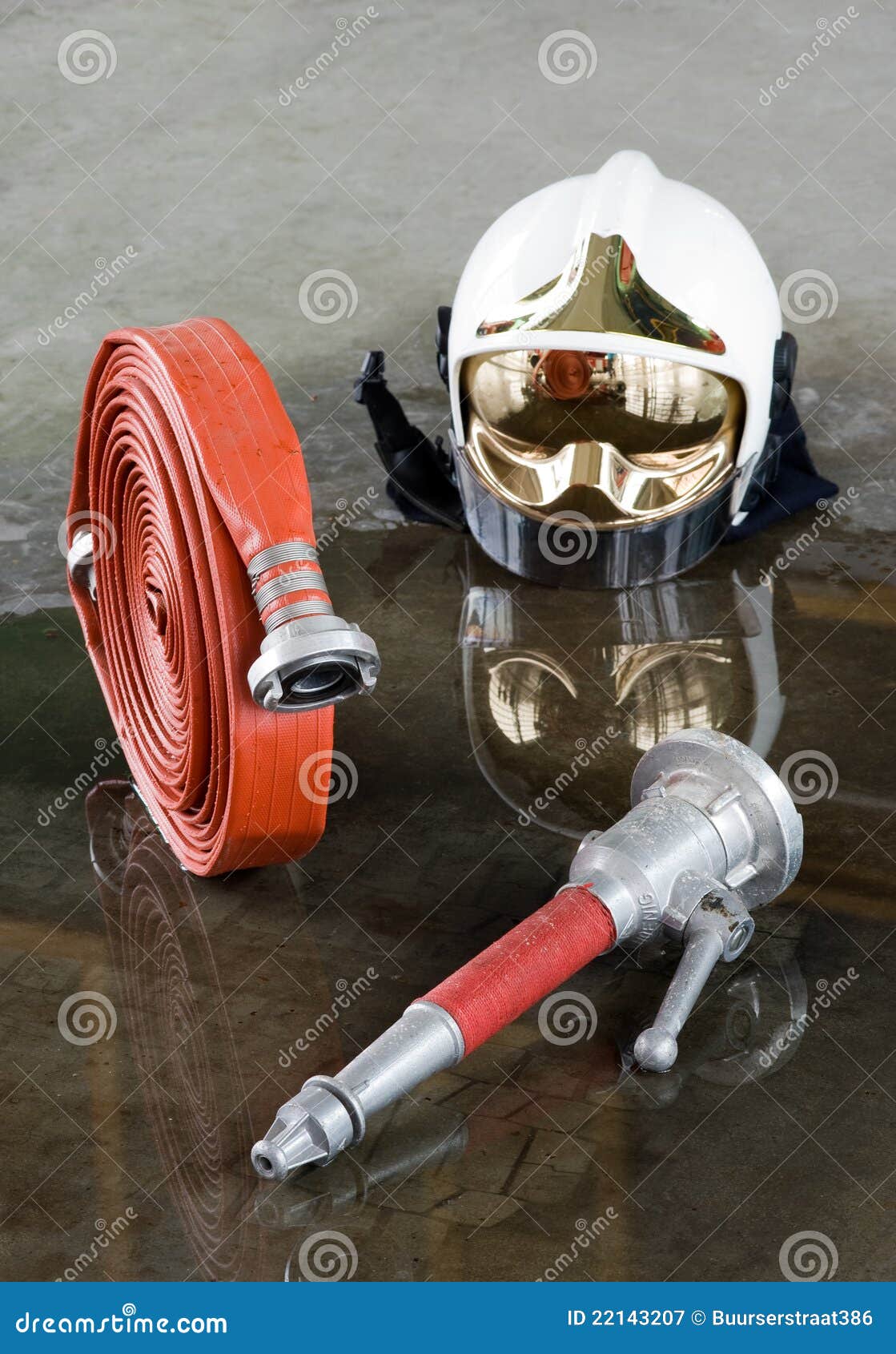 Materials for firefighters stock image. Image of equipment - 22143207