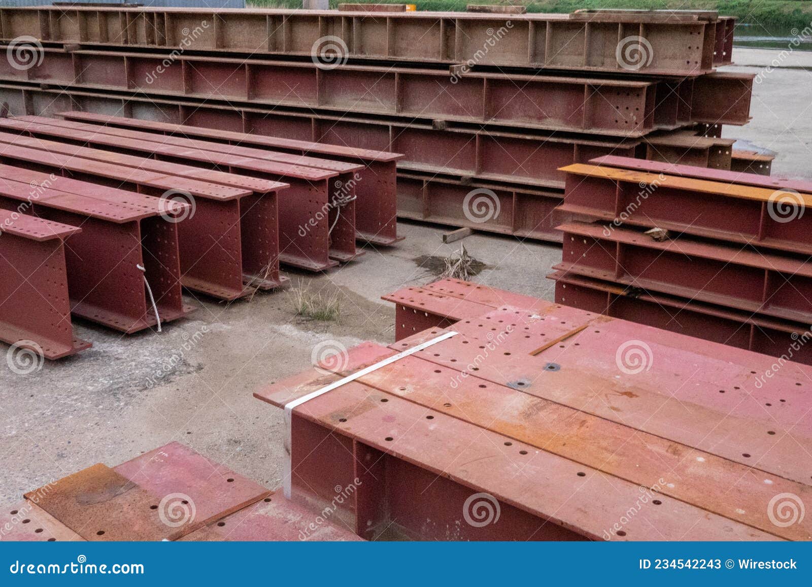 Materials Laying on the Ground Stock Image - Image of industrial ...