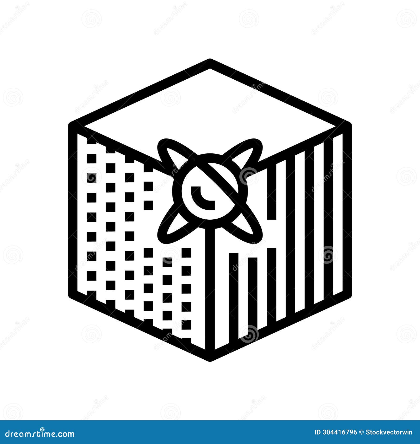 Materials Quantum Technology Line Icon Vector Illustration Stock ...
