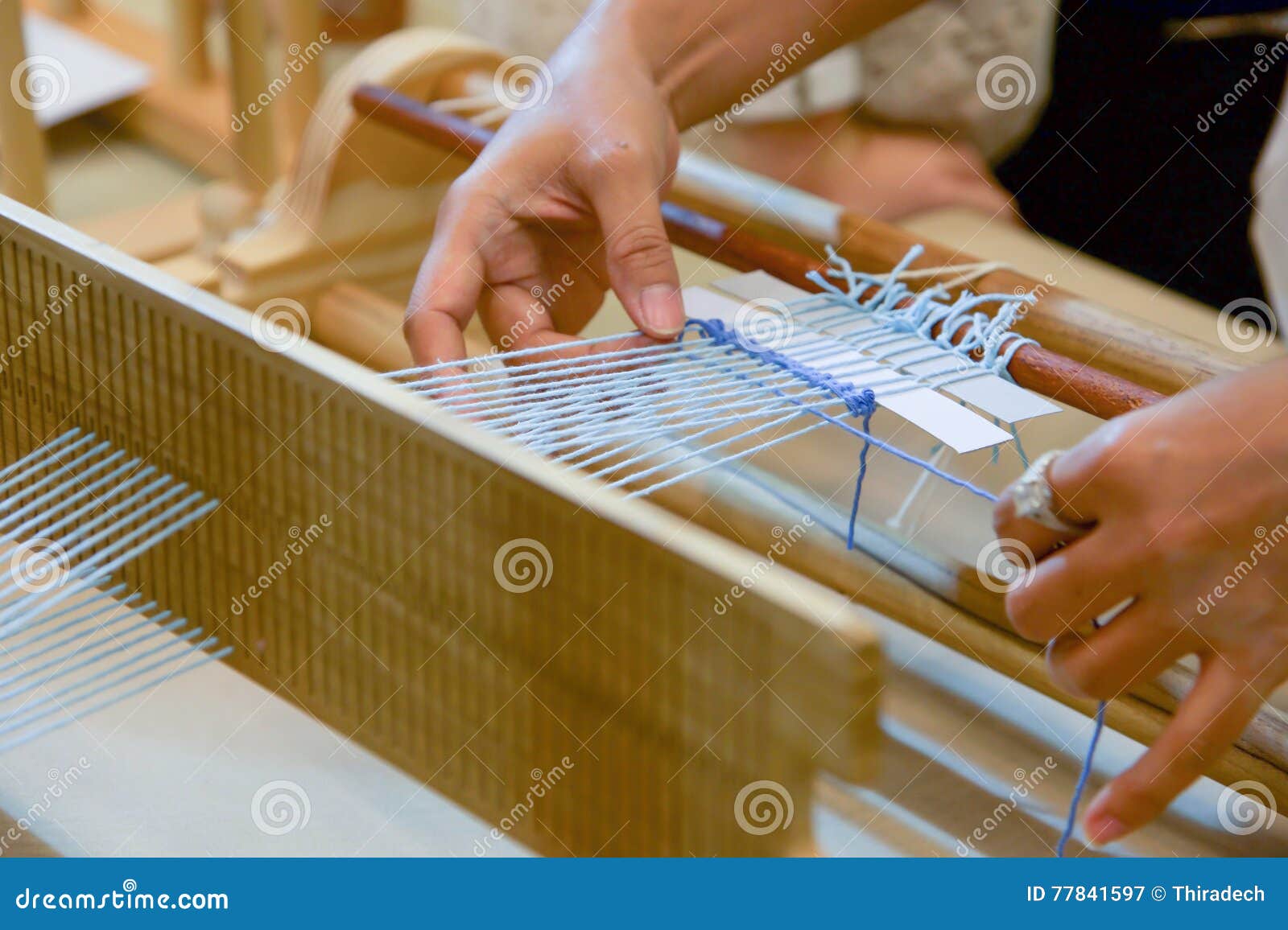 Materias Textiles, Tradicional Hecho a Mano Imagen de archivo - Imagen ...