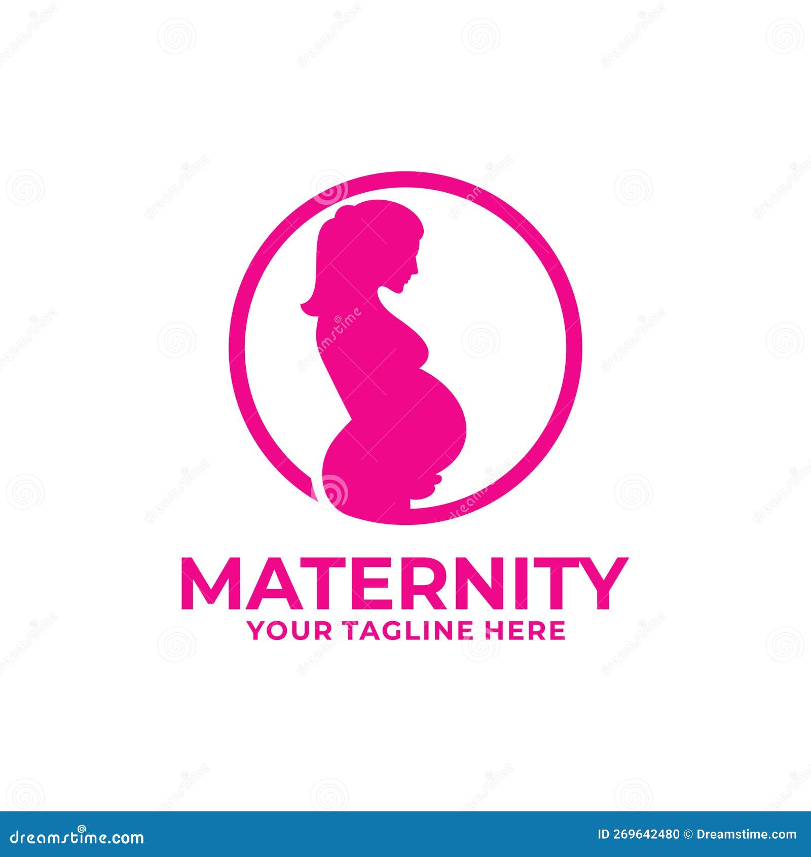 Maternity logo design stock vector. Illustration of family - 269642480