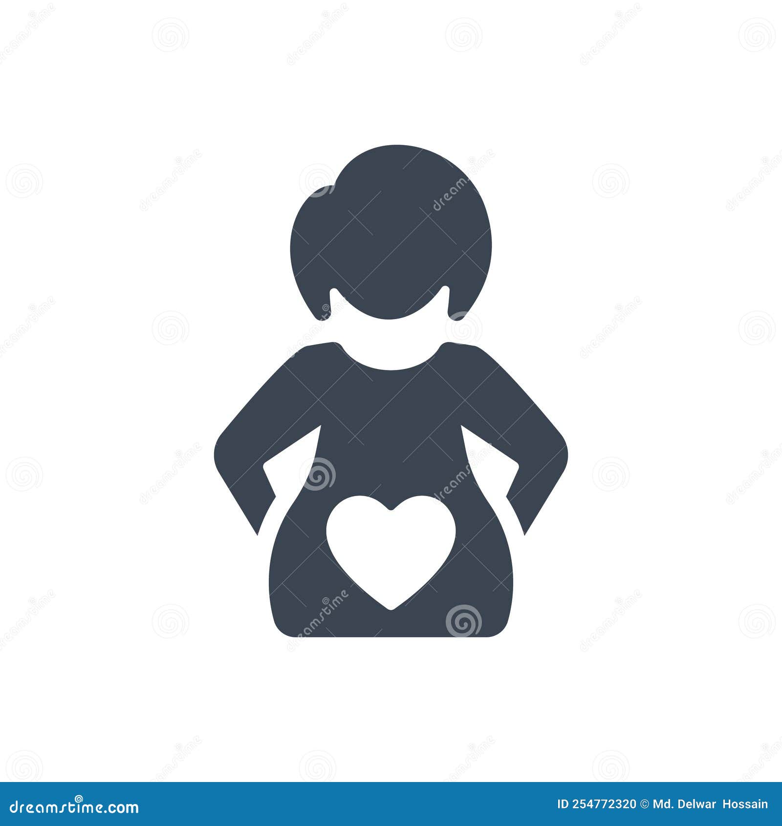 Maternity Insurance Cover Icon Stock Vector - Illustration of vector ...