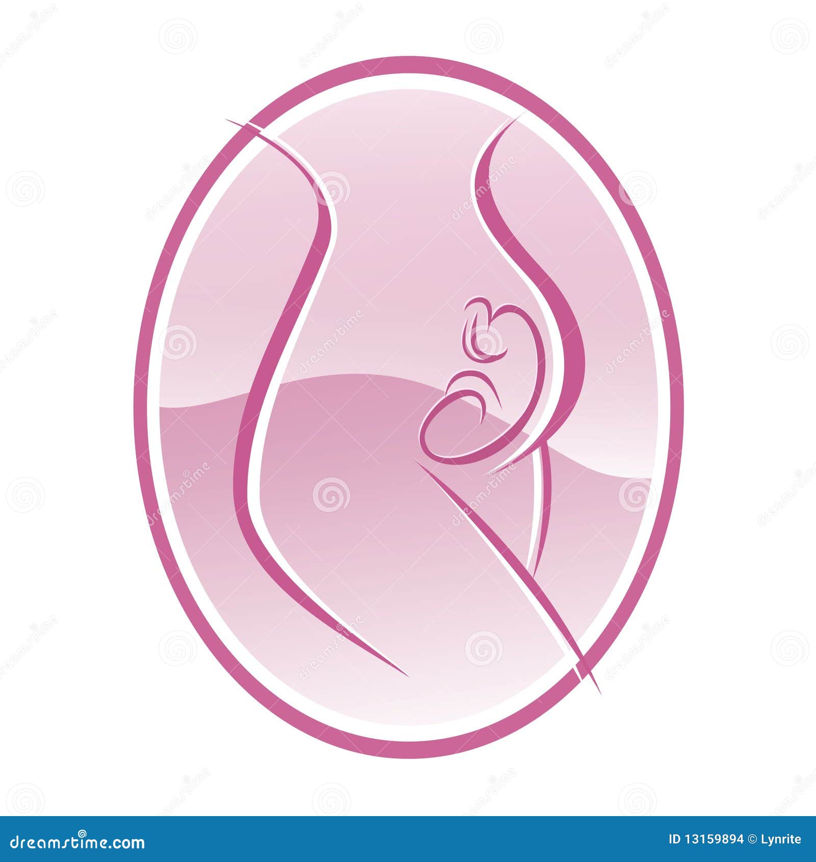 Maternity Pregnancy Icon Or Logo Stock Illustration - Image: 13159894