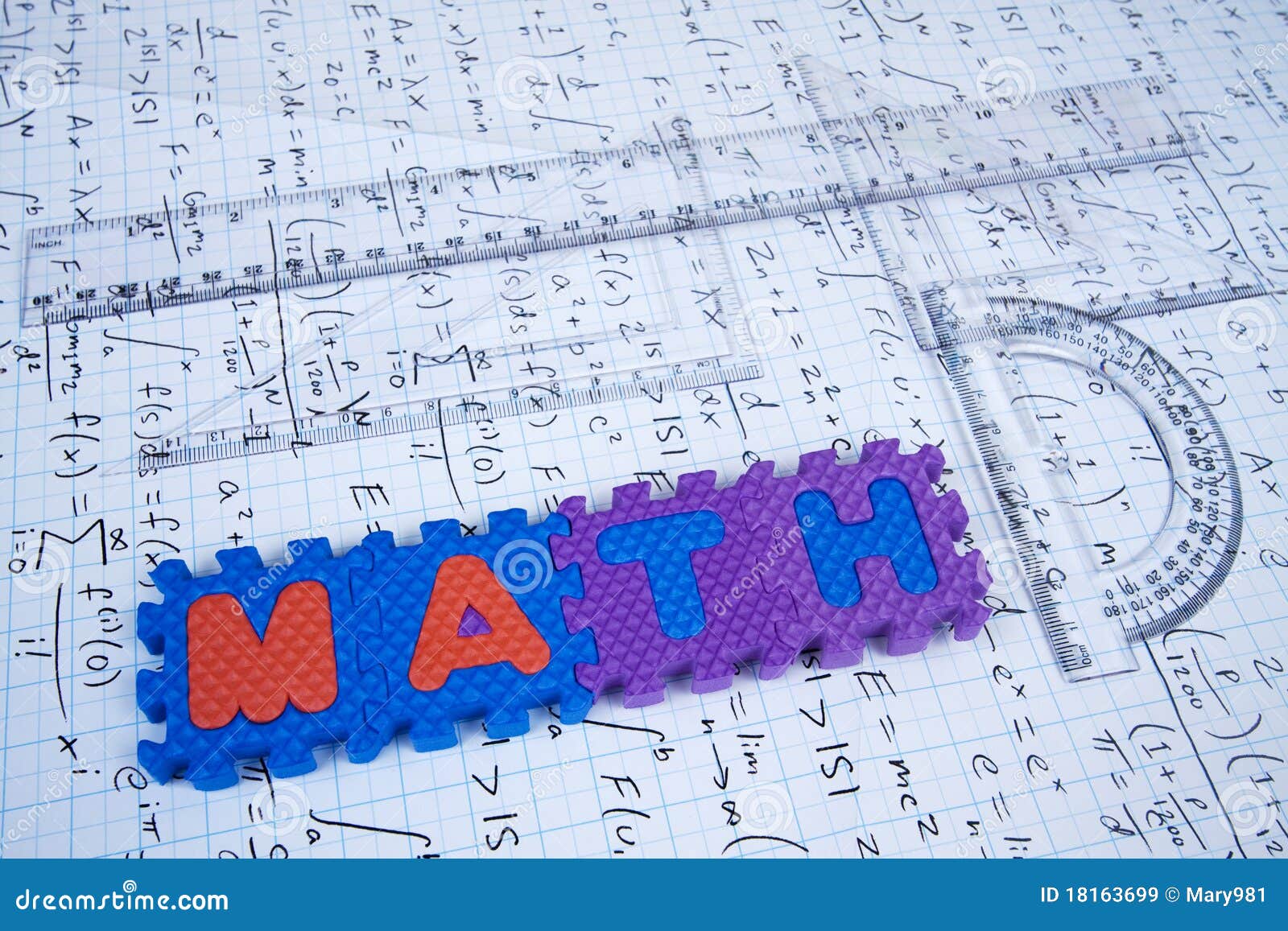Math stock image. Image of math, algebra, subject, protractor - 18163699
