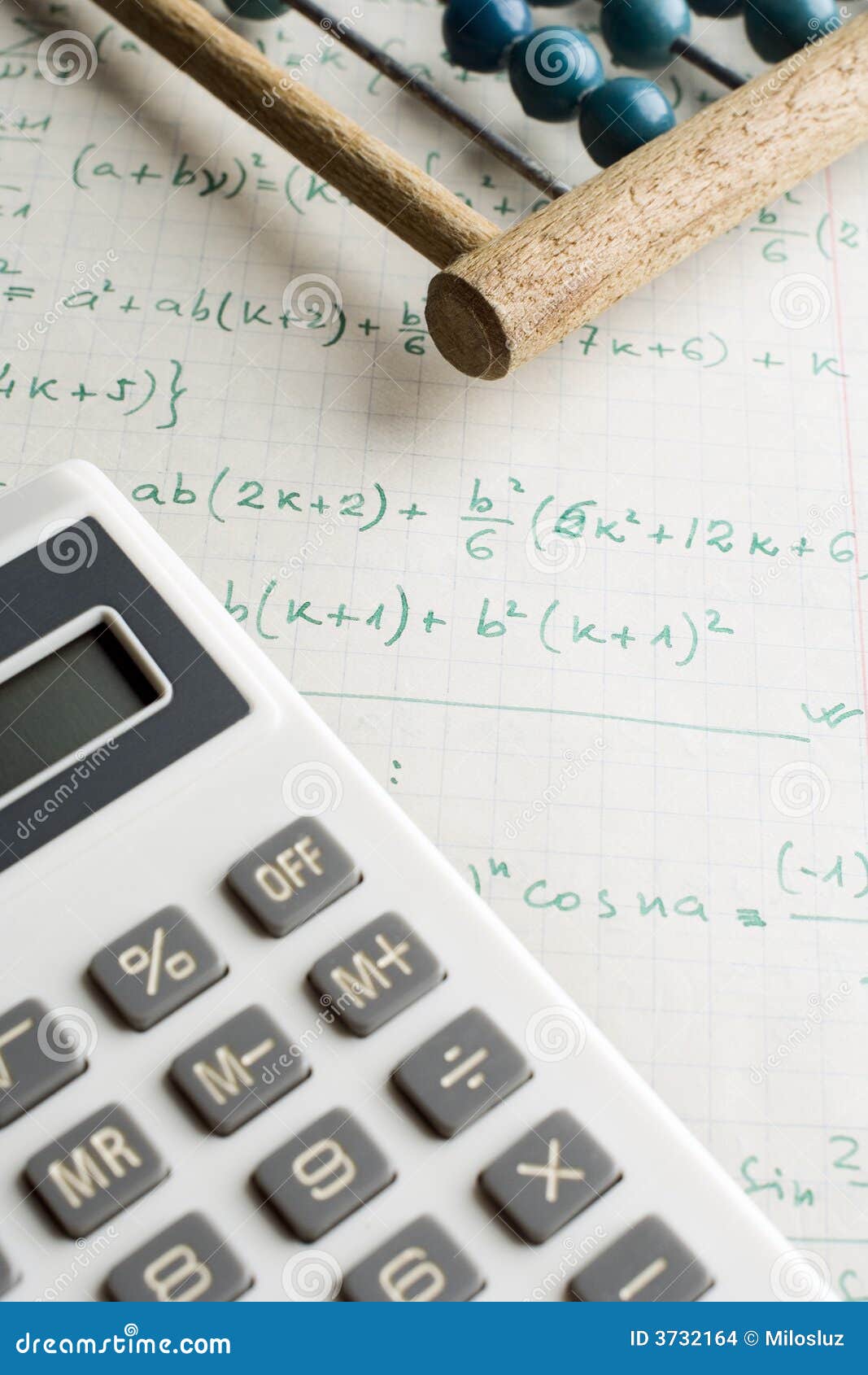 Math stock photo. Image of science, math, device, adding - 3732164