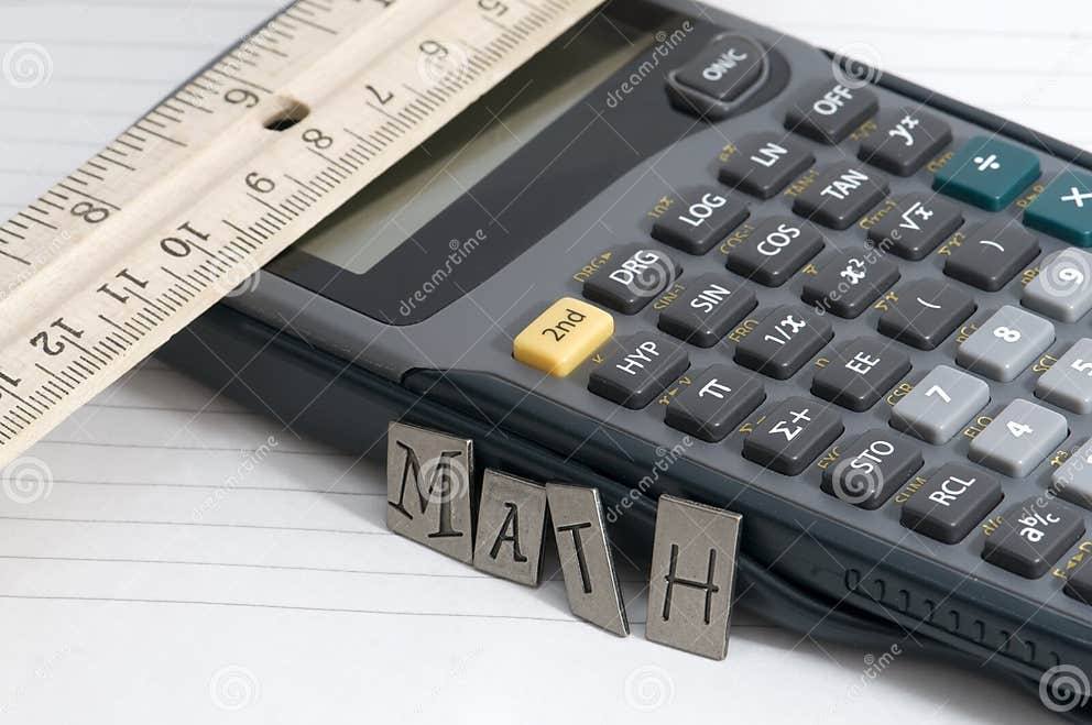 Math stock image. Image of grey, word, adding, calculating - 7784715
