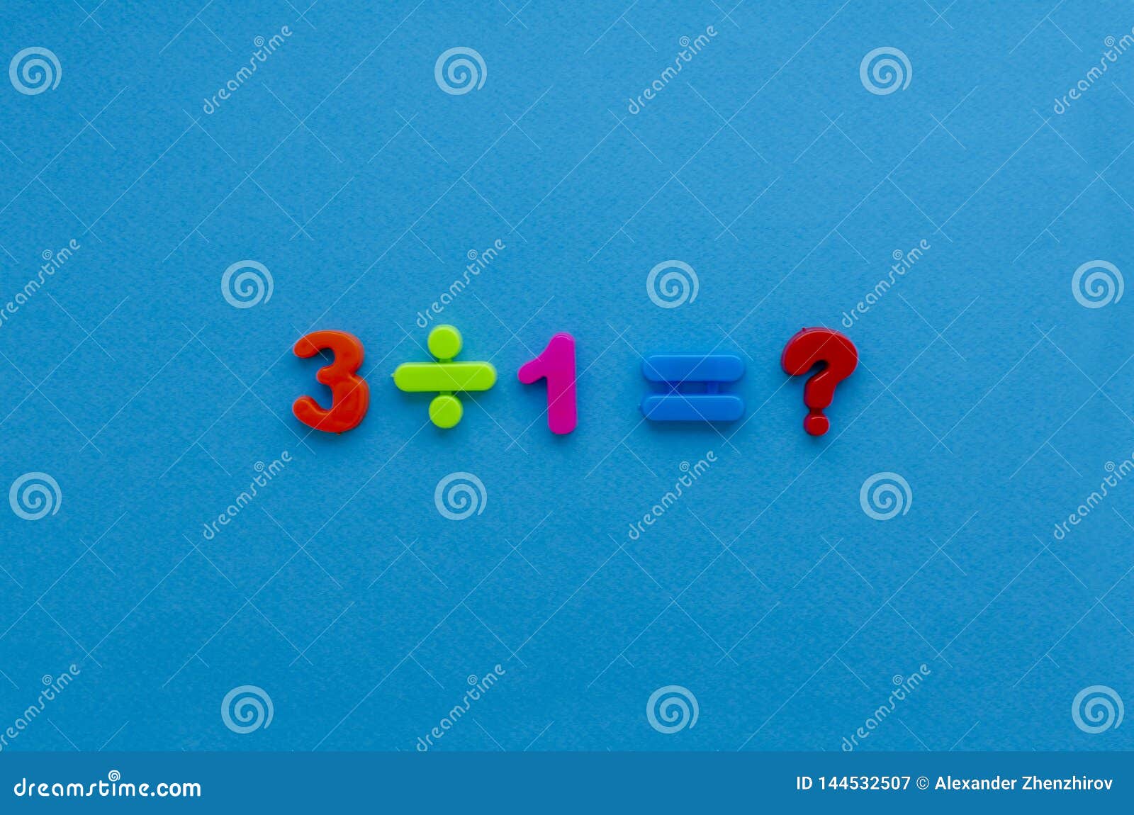 Math Action on Blue Paper Background Stock Image - Image of child, game ...