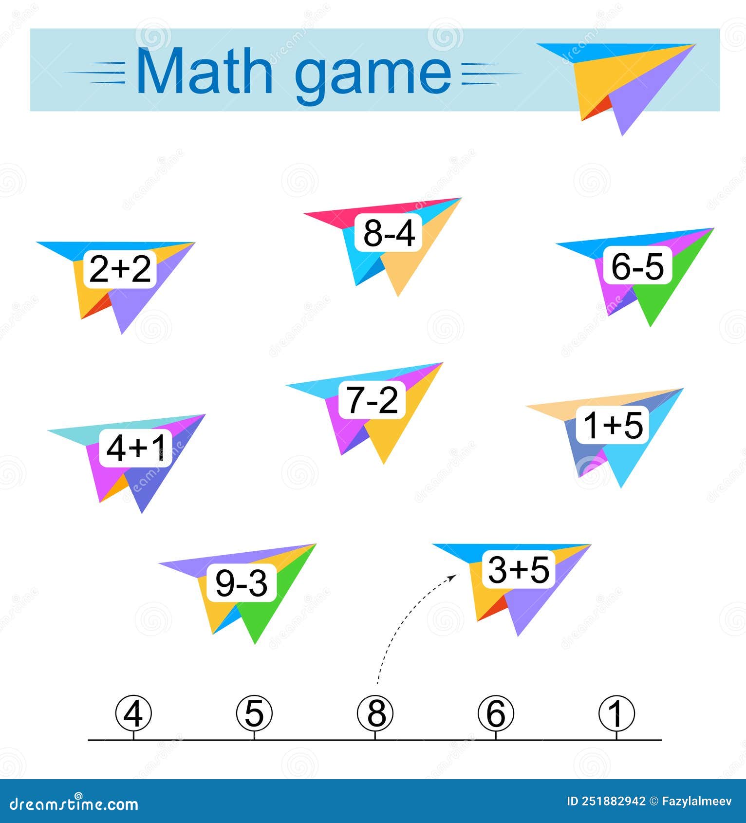 Math Activity for Children. Number Range Up To 10. Developing Numeracy ...