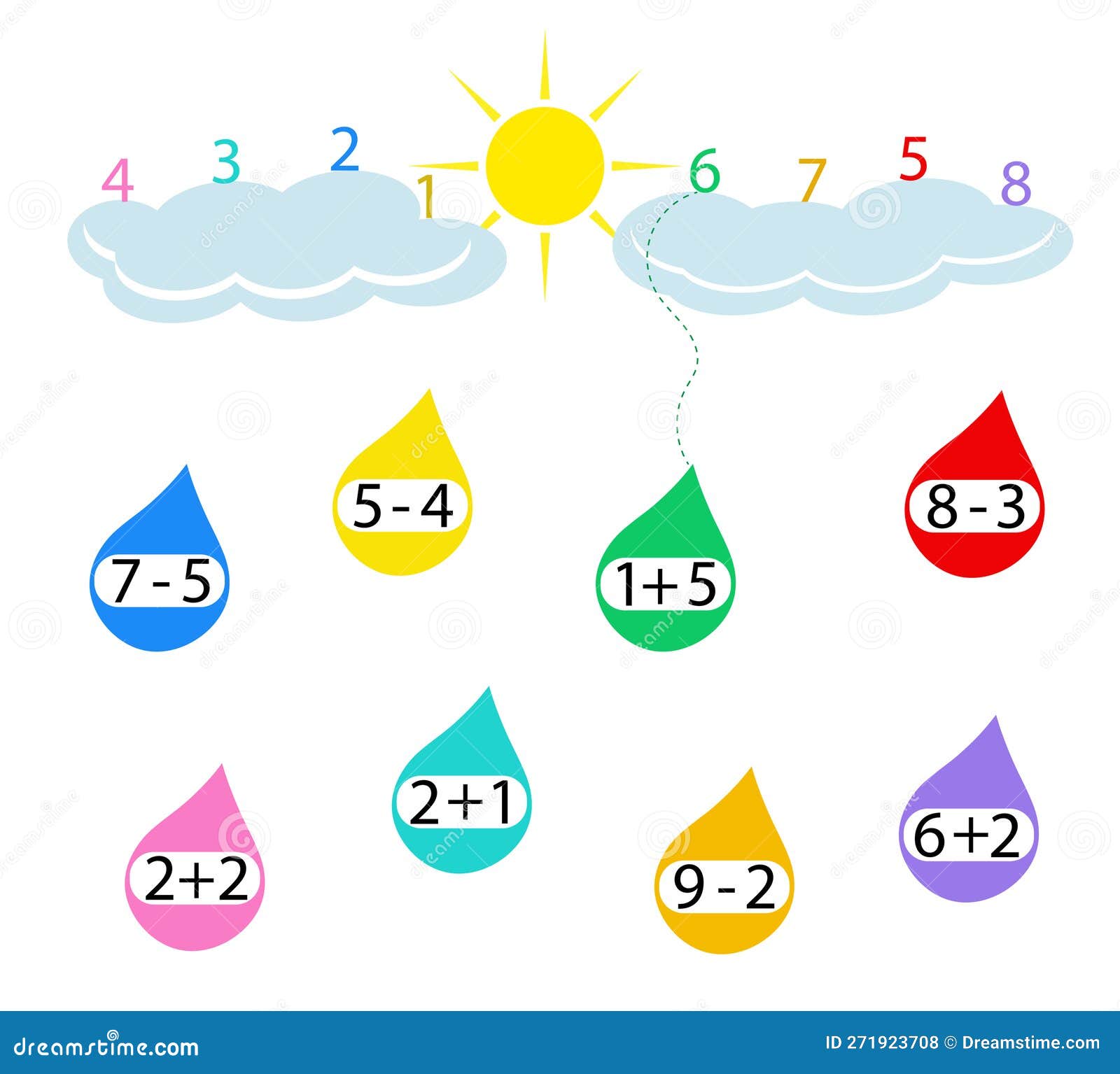 Numeracy Concept With Education And Back To School Concept. Creative ...