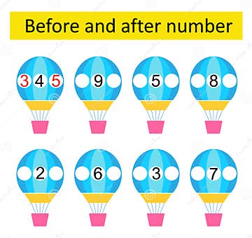 Math Activity for Children. Developing Numeracy Skills Stock Vector ...