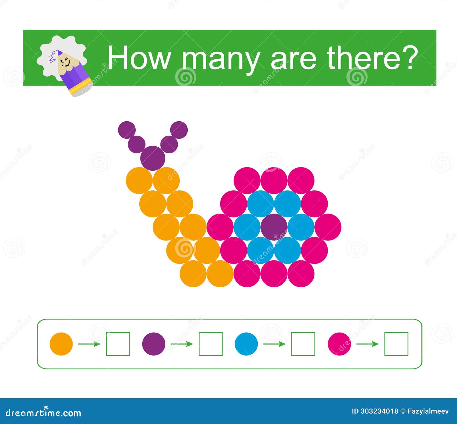 Math Activity for Kids. Number Range Up To 15 Stock Vector ...