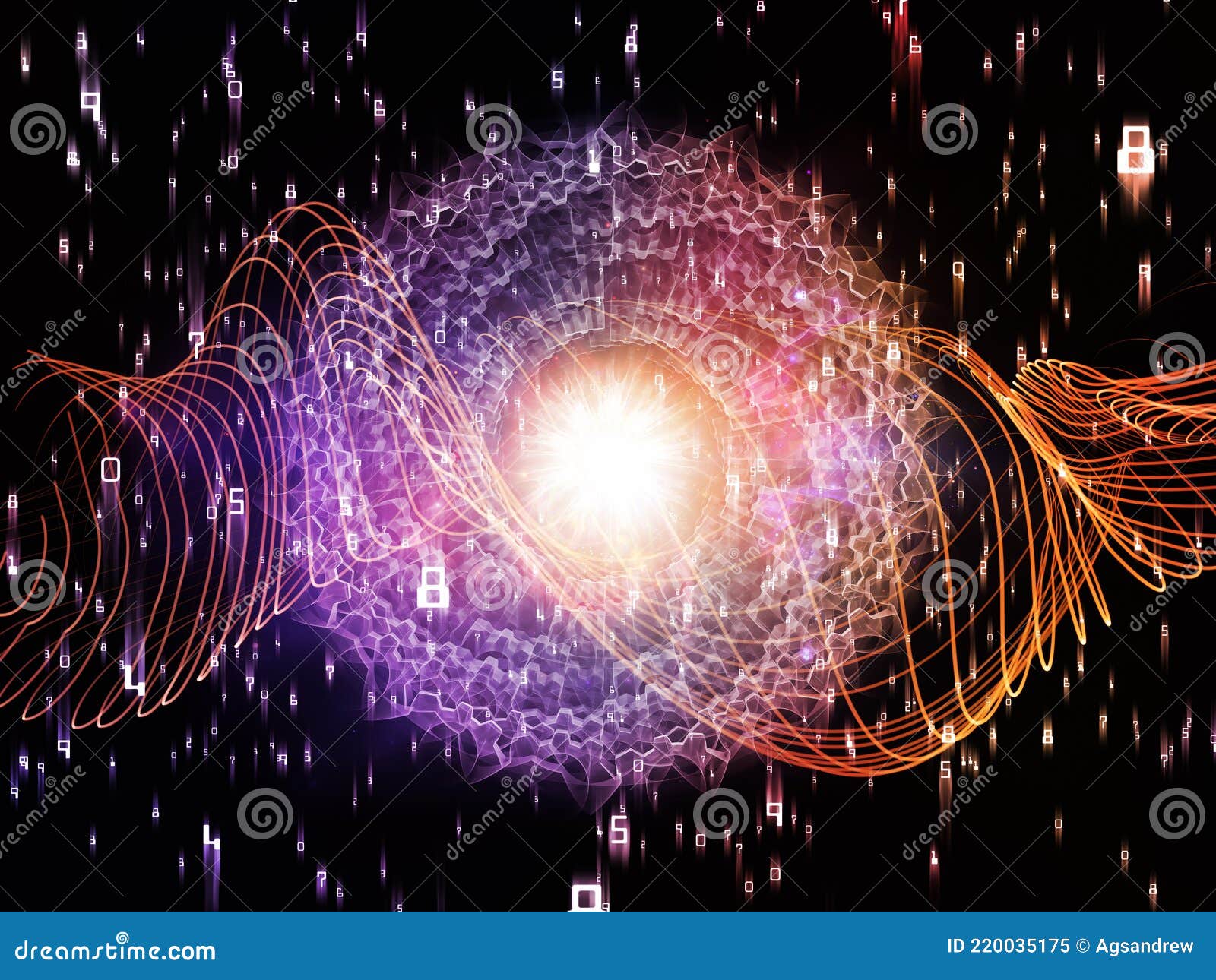 Math Ball stock illustration. Illustration of space - 220035175