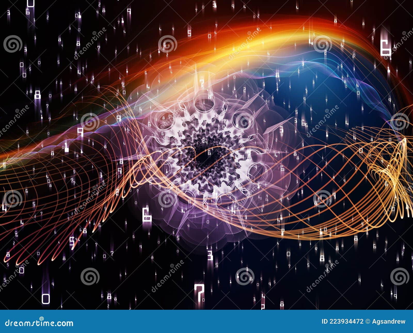 Math Ball stock illustration. Illustration of mathematics - 223934472