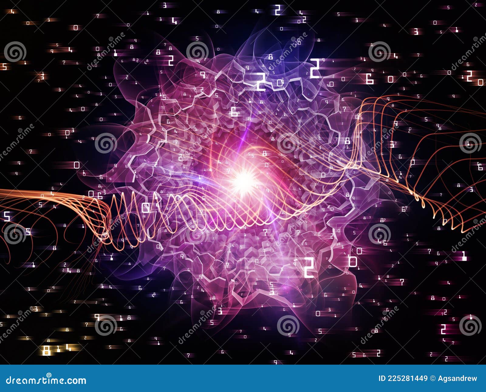 Math Ball stock illustration. Illustration of radiate - 225281449