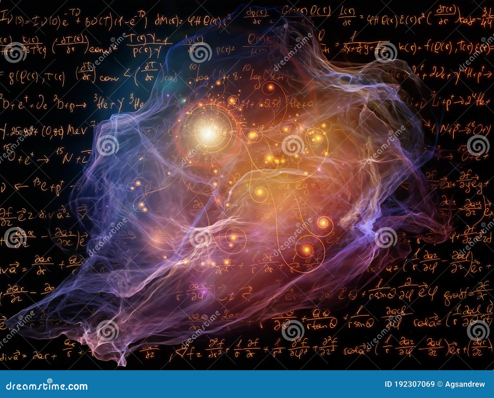 Math Beauty stock illustration. Illustration of swirl - 192307069