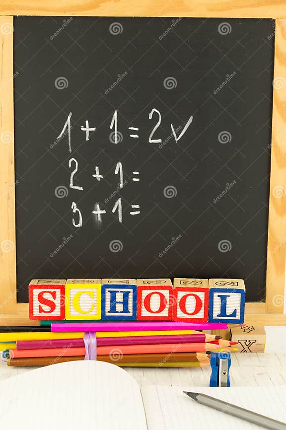 Math on Blackboard. Learning Calculus Stock Photo - Image of maths ...