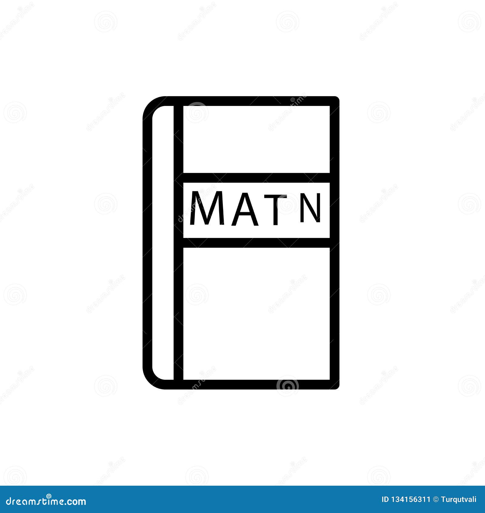 Math Book Icon Vector Isolated on White Background, Math Book Sign ...