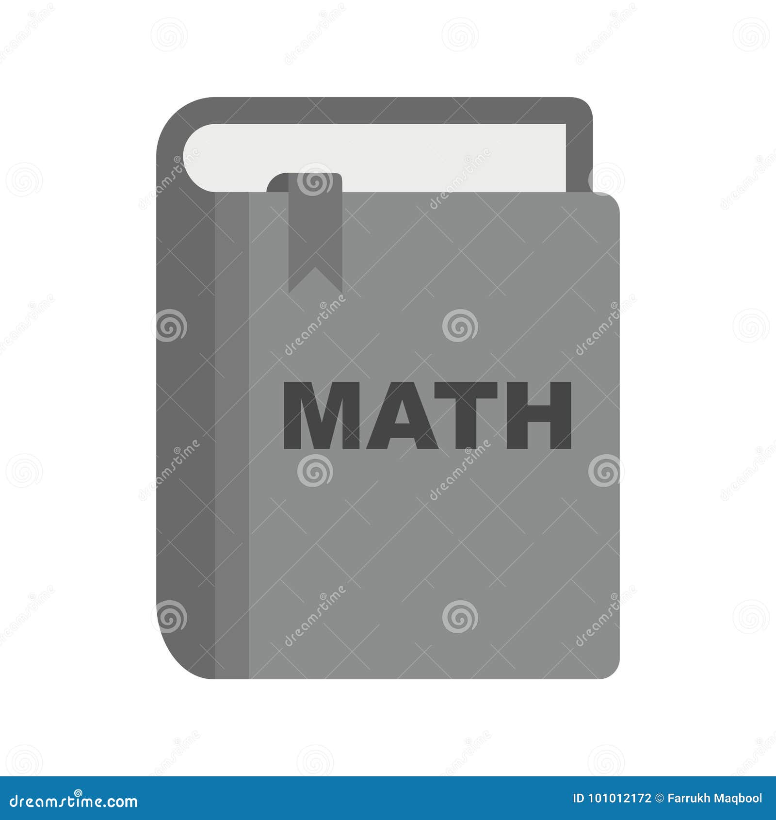 Math Book II stock vector. Illustration of education - 101012172