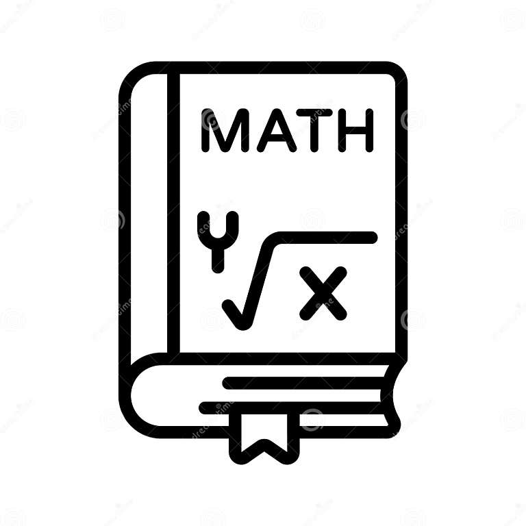Math Book stock vector. Illustration of teaching, textbook - 330953929