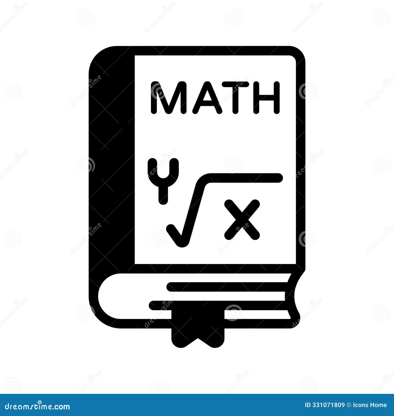 Math Book stock illustration. Illustration of equations - 331071809