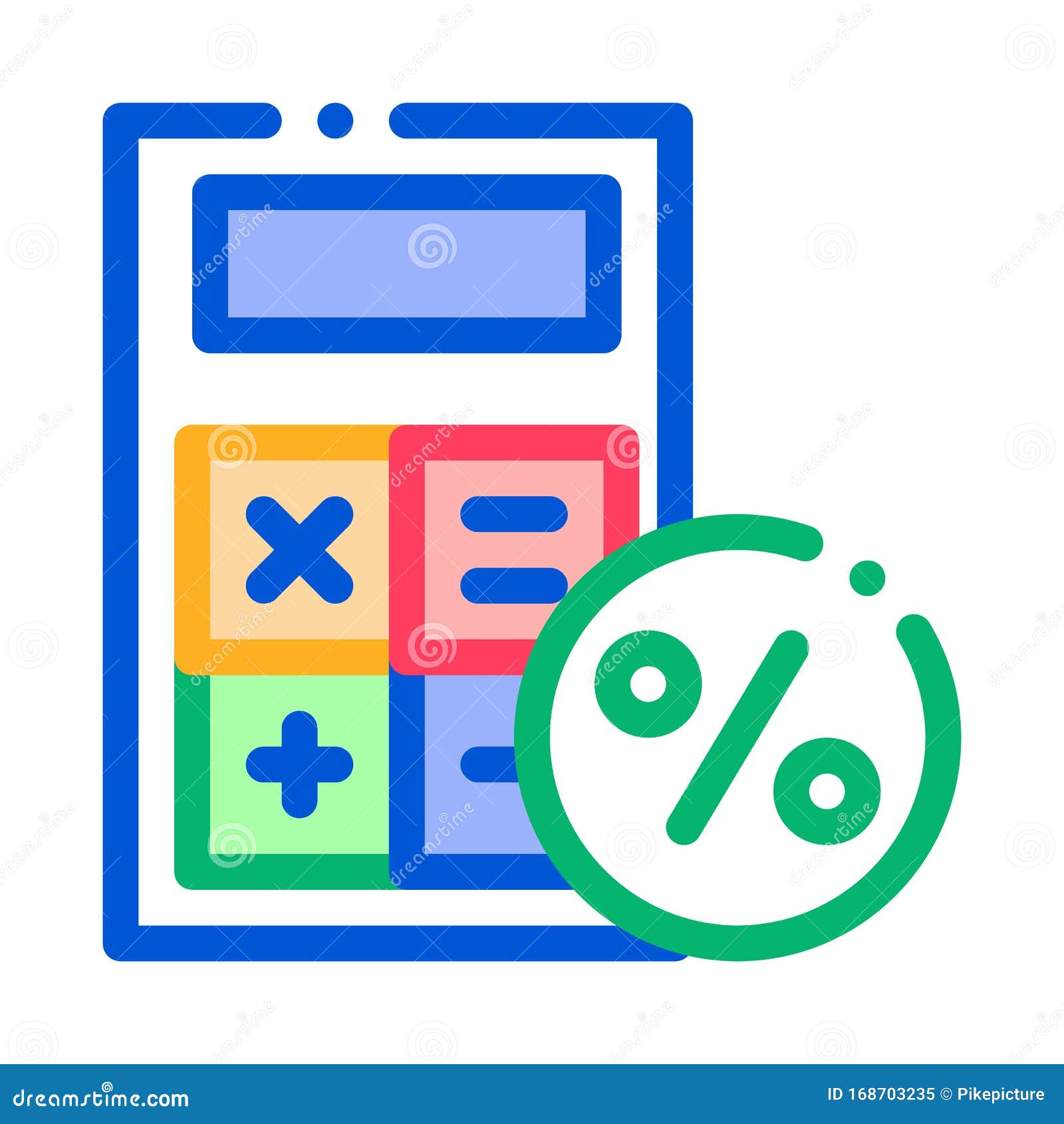 Math Calculator Logo, Mathematical Symbols Plus, Minus, Subtract ...