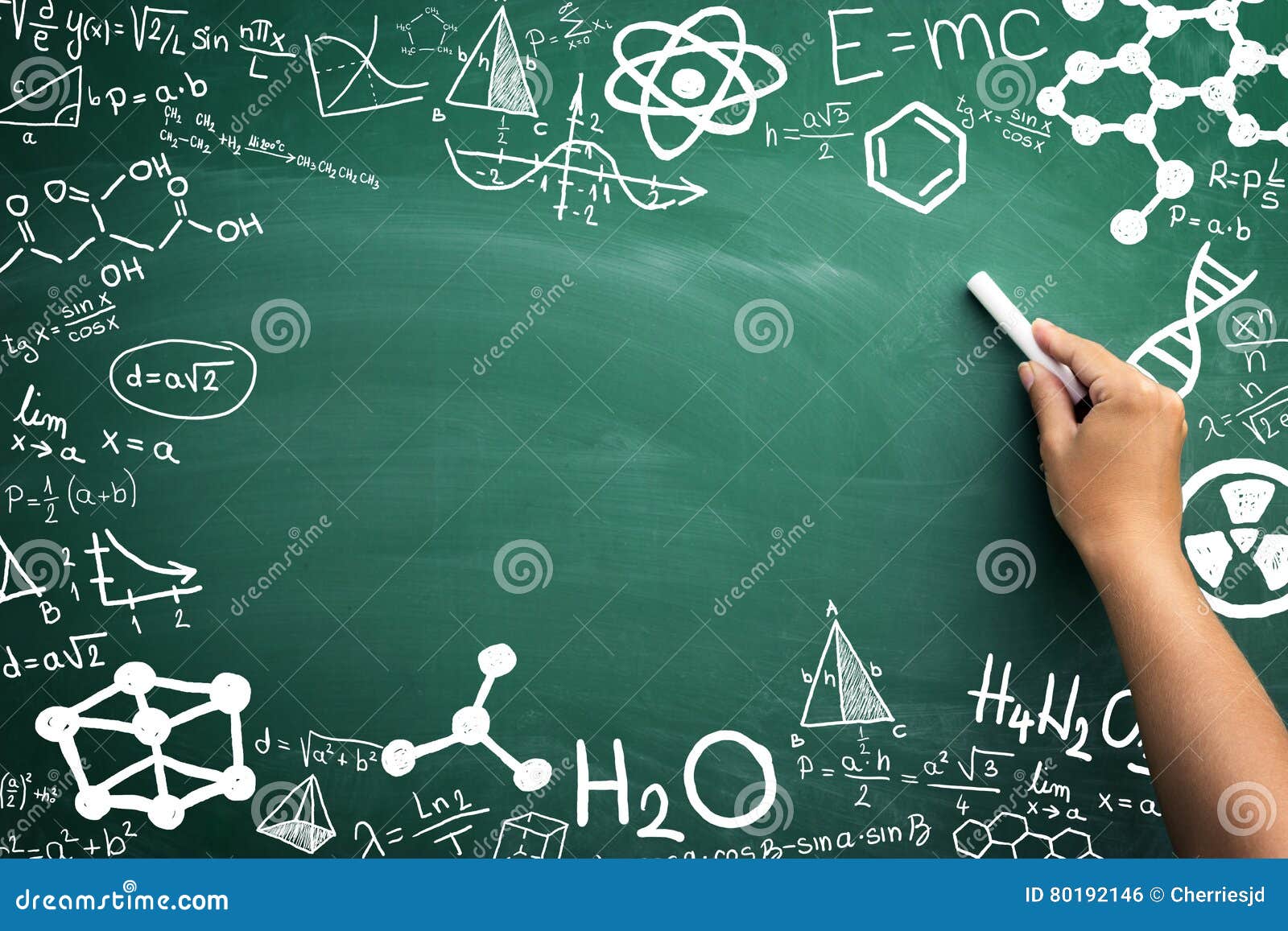 Math, Chemistry and Physics Stock Photo - Image of calculation ...