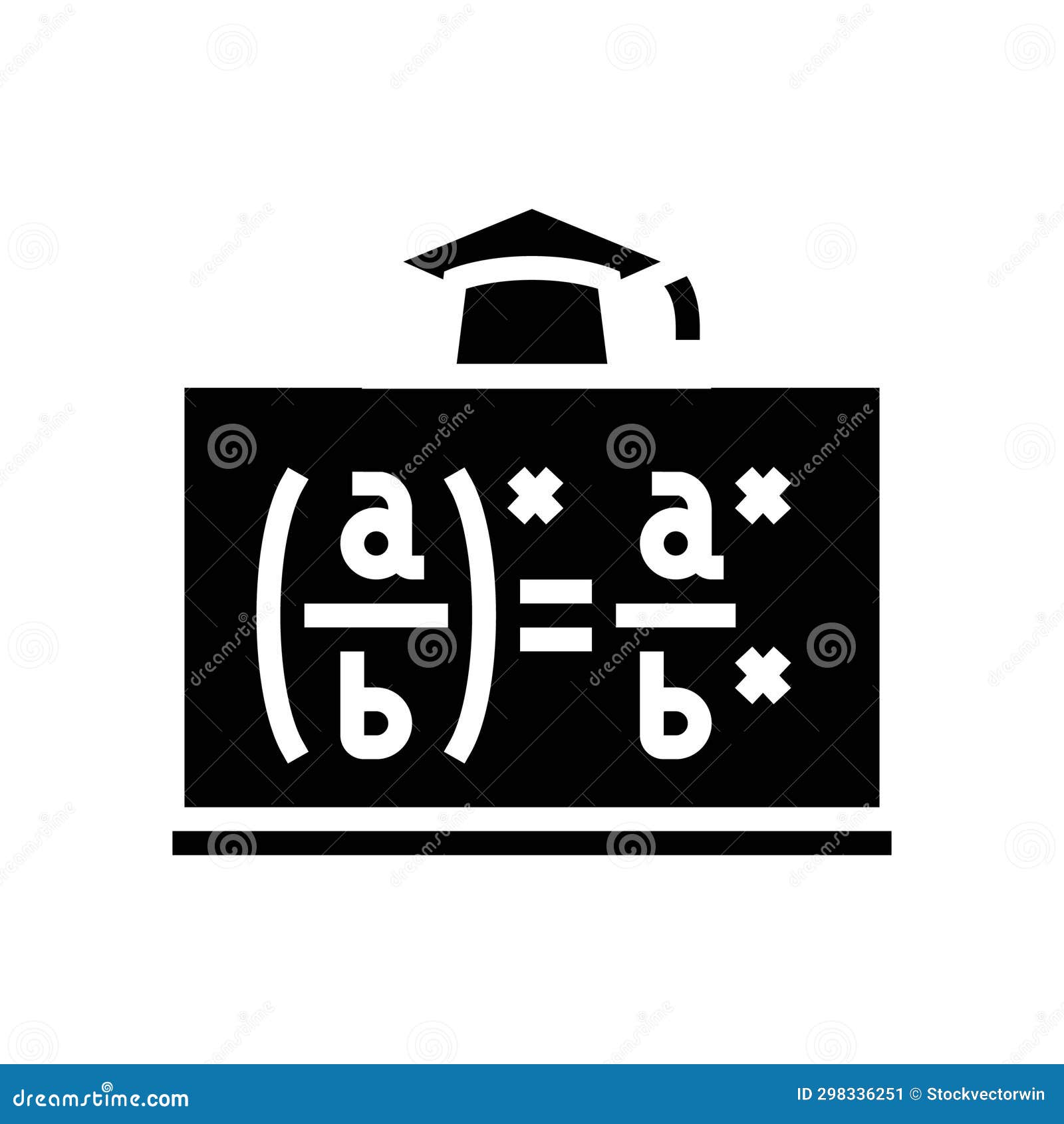 Math Class Primary School Glyph Icon Vector Illustration Stock ...