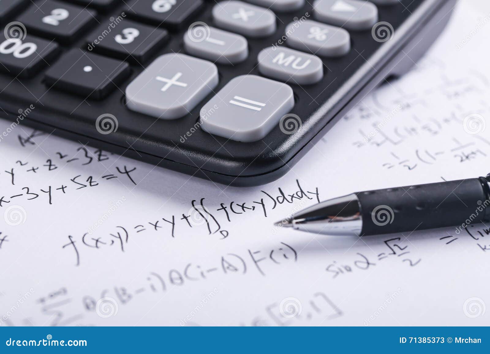 Math Concept stock image. Image of economics, formula - 71385373