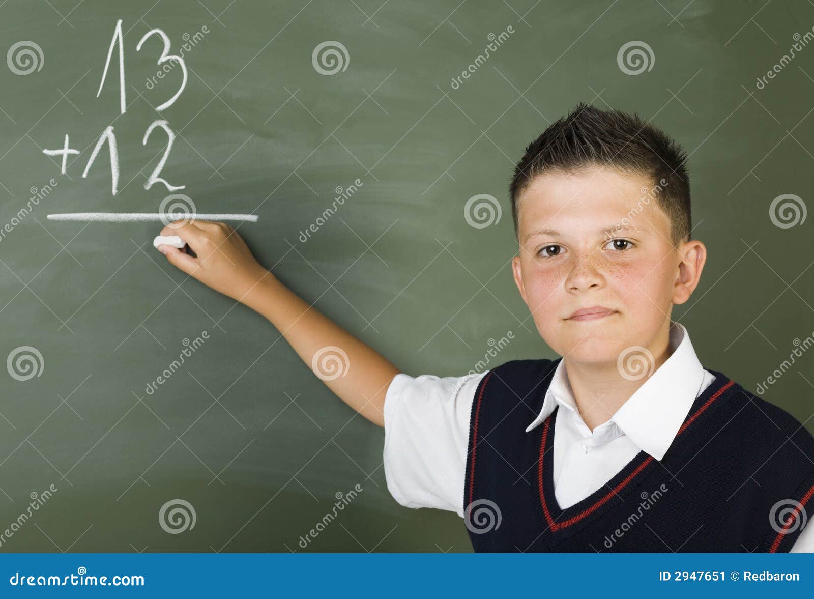 Math is cool! stock image. Image of education, portrait - 2947651