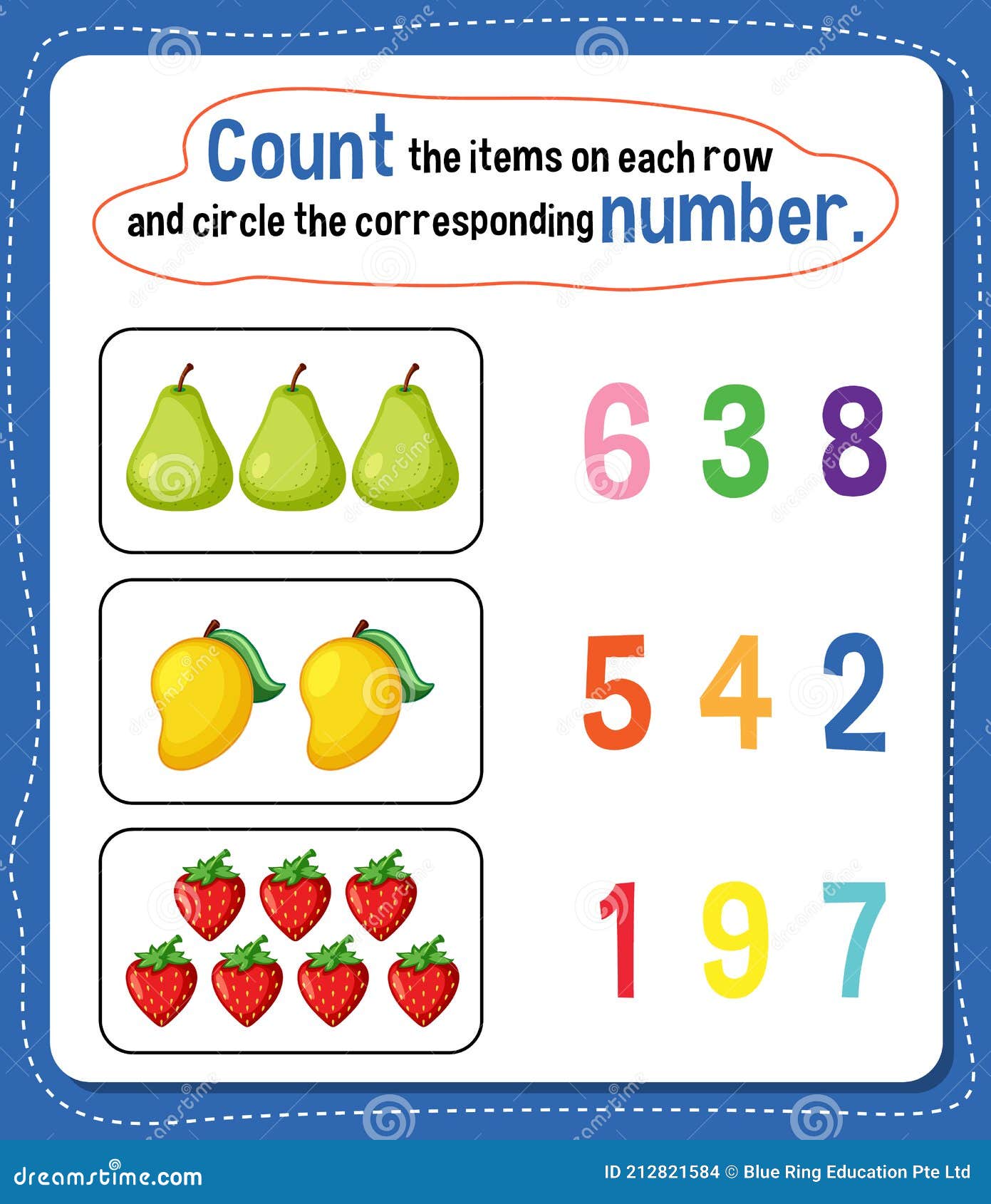 Count, Number, Reckoning Icon. Simple Color Vector Royalty-Free Stock ...