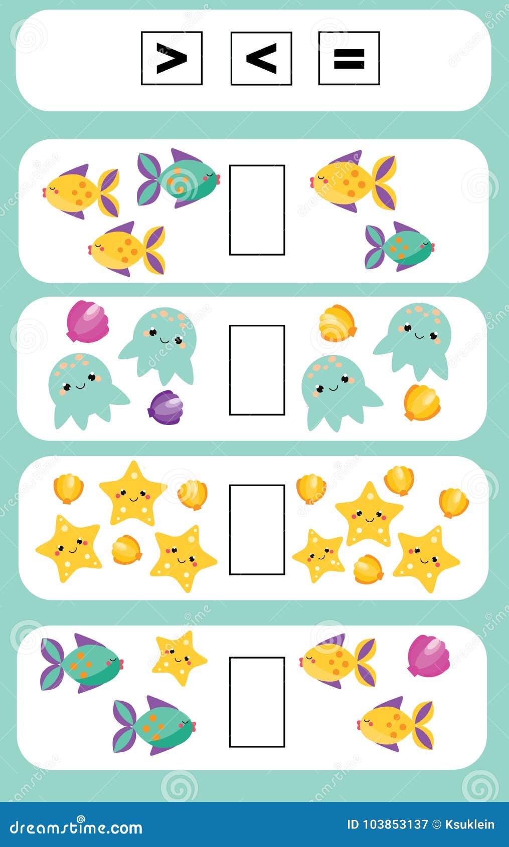 Math Educational Game For Children. Complete The Mathematical Equation ...