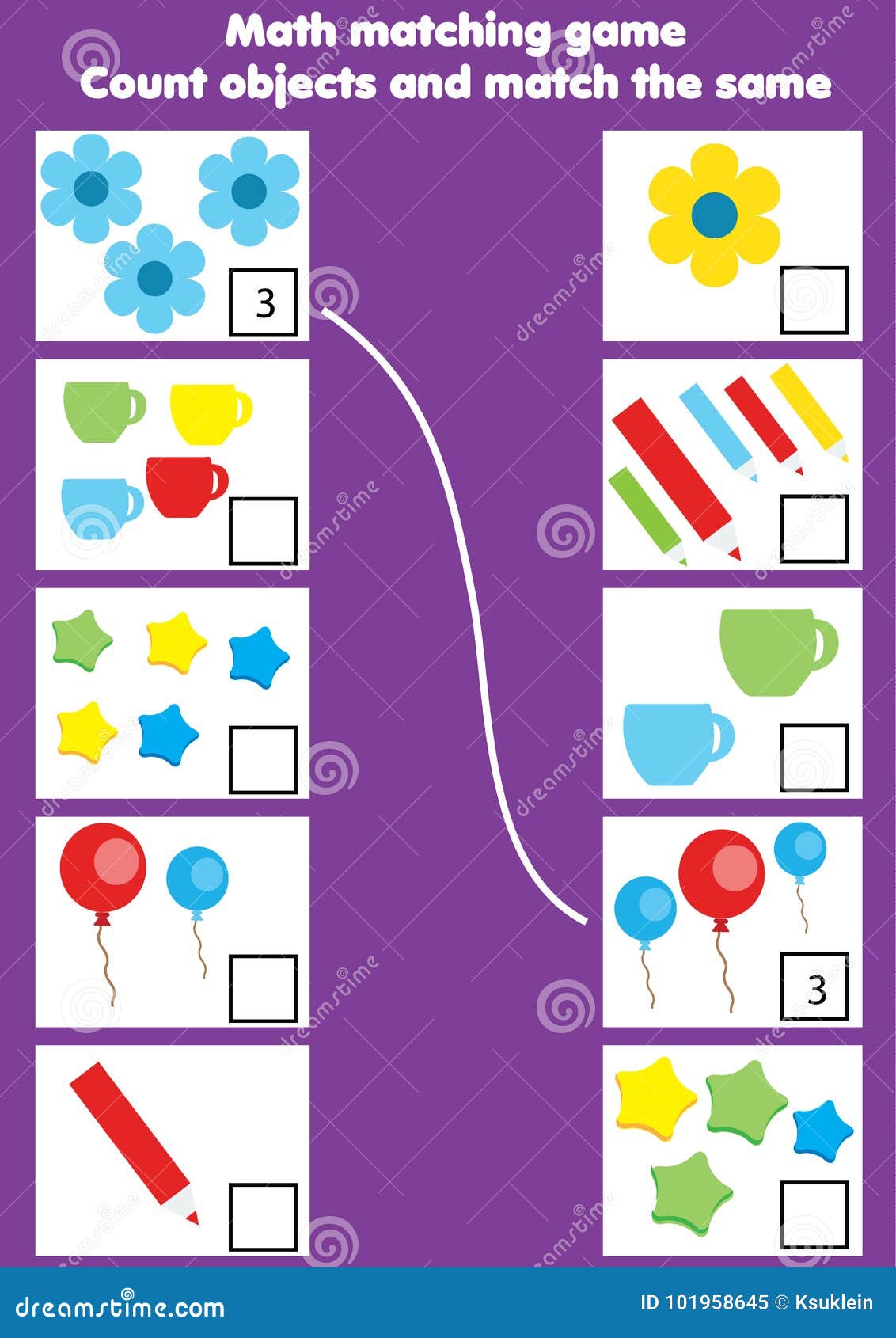 Math Educational Game for Children. Matching Mathematics Activity Stock ... Math Educational Game for Children. Matching Mathematics Activity Stock ...